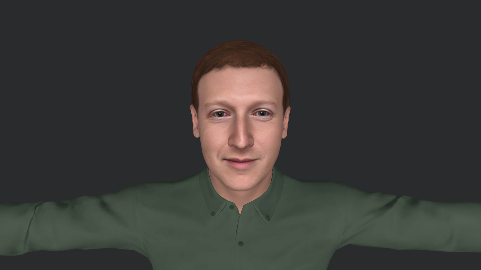Mark Zuckerberg Hyper Realistic Full Body Rigged Character - 3D Model ...