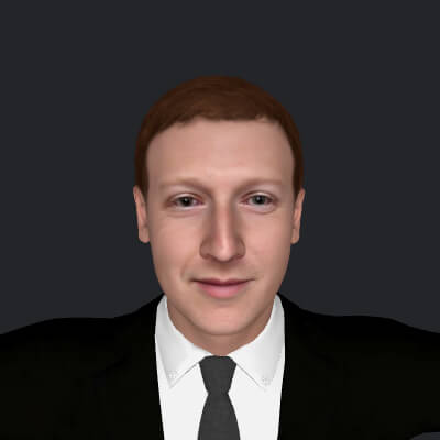 Mark Zuckerberg Hyper Realistic Full Body Rigged Character - 3D Model ...