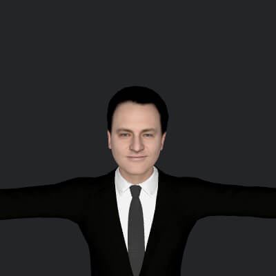 Matthew Perry Realistic Full Body Fully Rigged Character - 3D Model by ...
