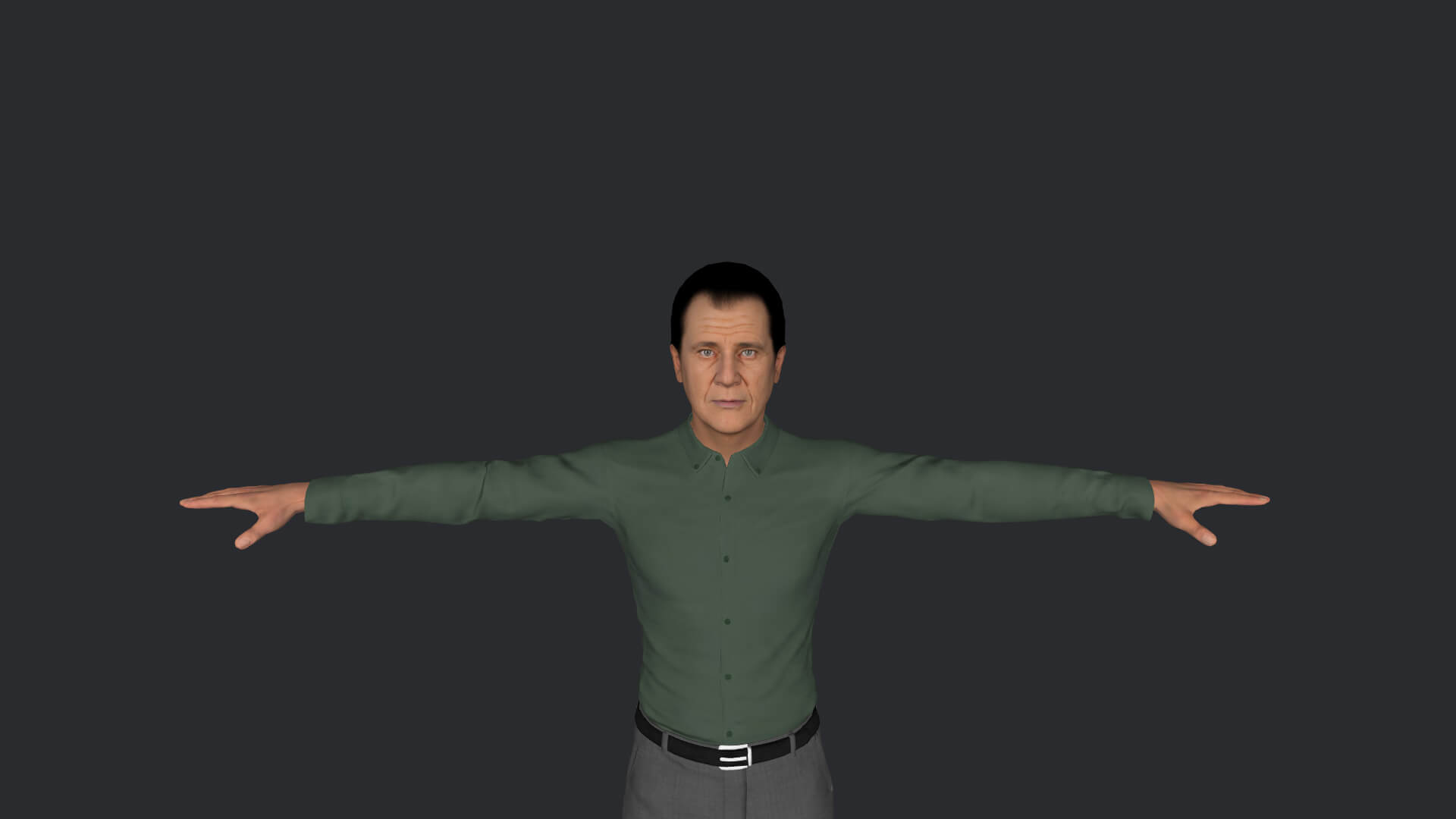 Mel Gibson Realistic Full Body Fully Rigged Character - 3D Model by ...
