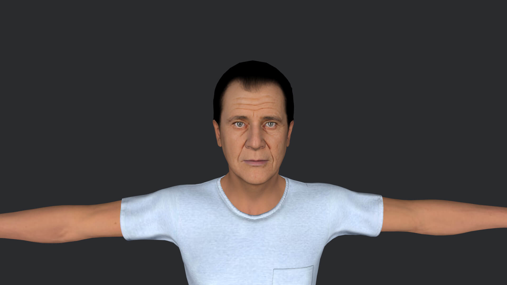 Mel Gibson Realistic Full Body Fully Rigged Character - 3D Model by ...