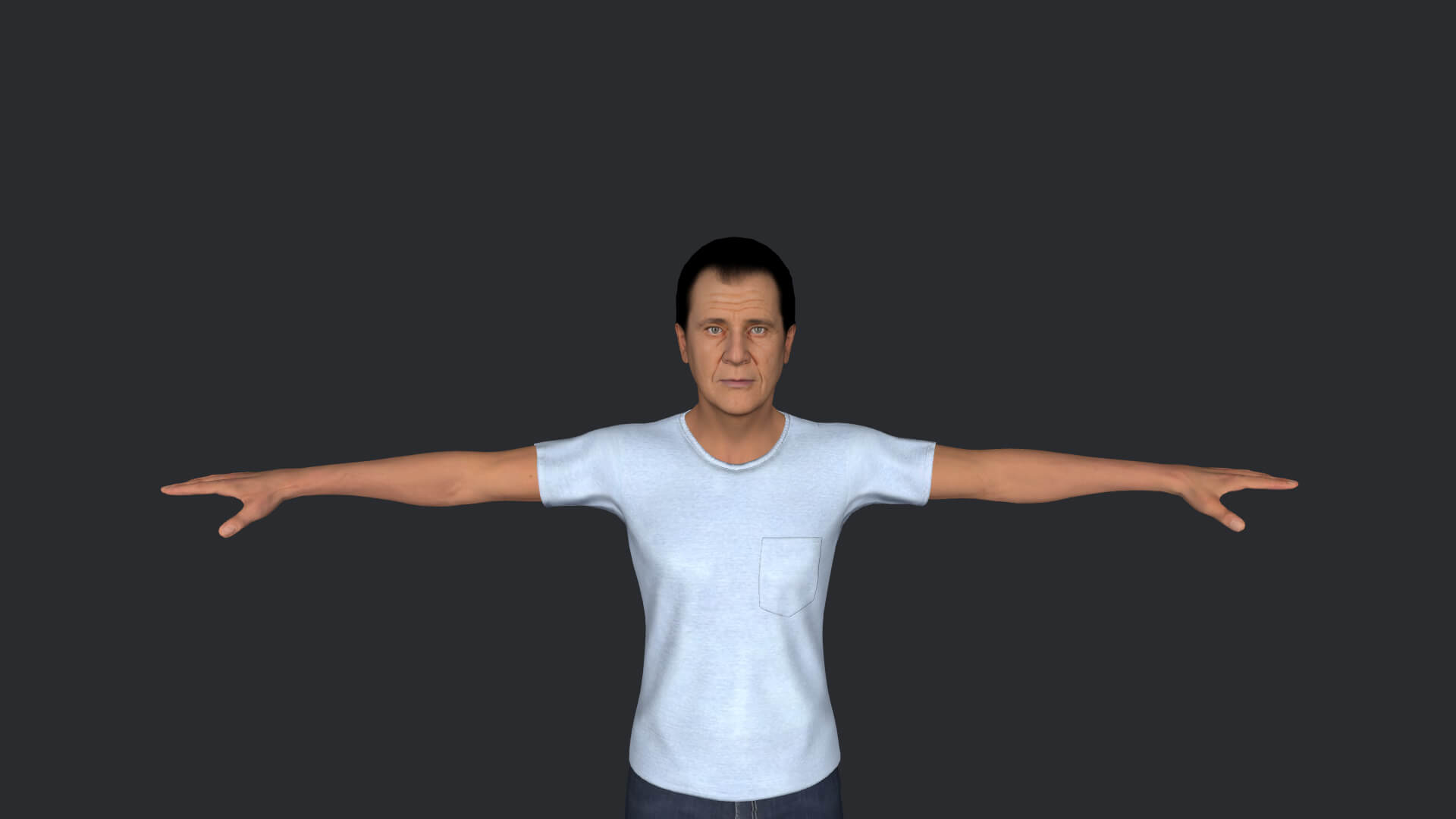 Mel Gibson Realistic Full Body Fully Rigged Character - 3D Model by ...
