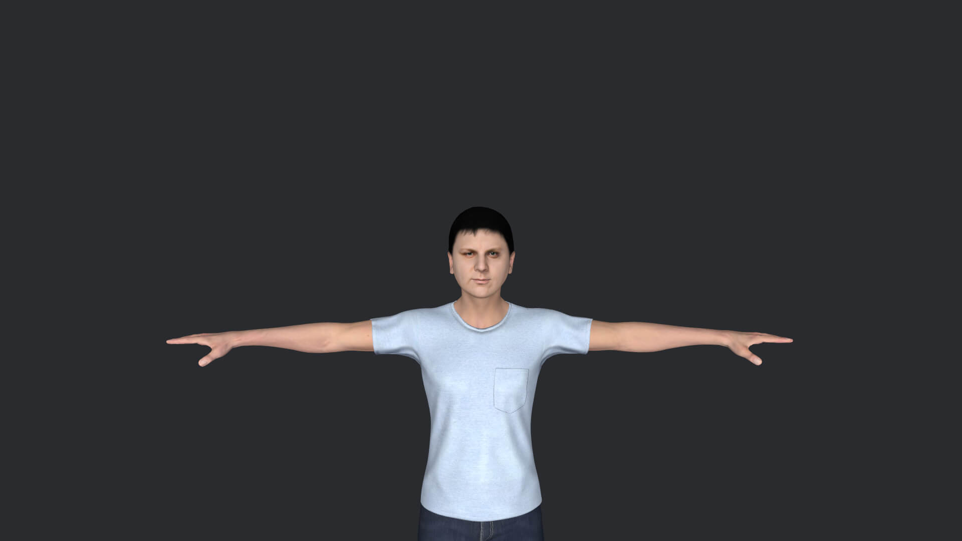 Michael Arrington Realistic Full Body Fully Rigged Character - 3D Model by meta avatars