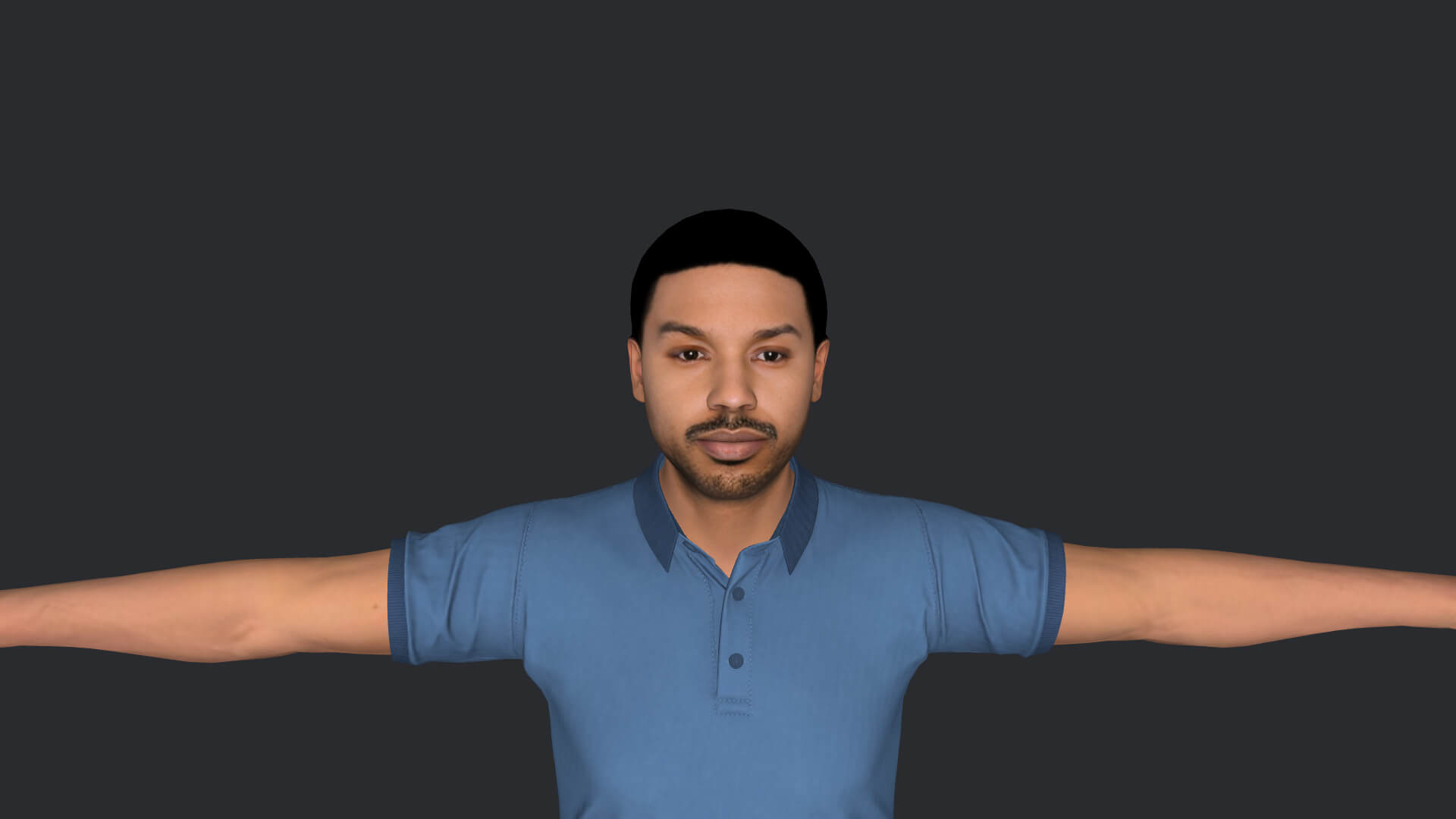 Michael B Jordan Realistic Full Body Fully Rigged Character - 3D Model ...
