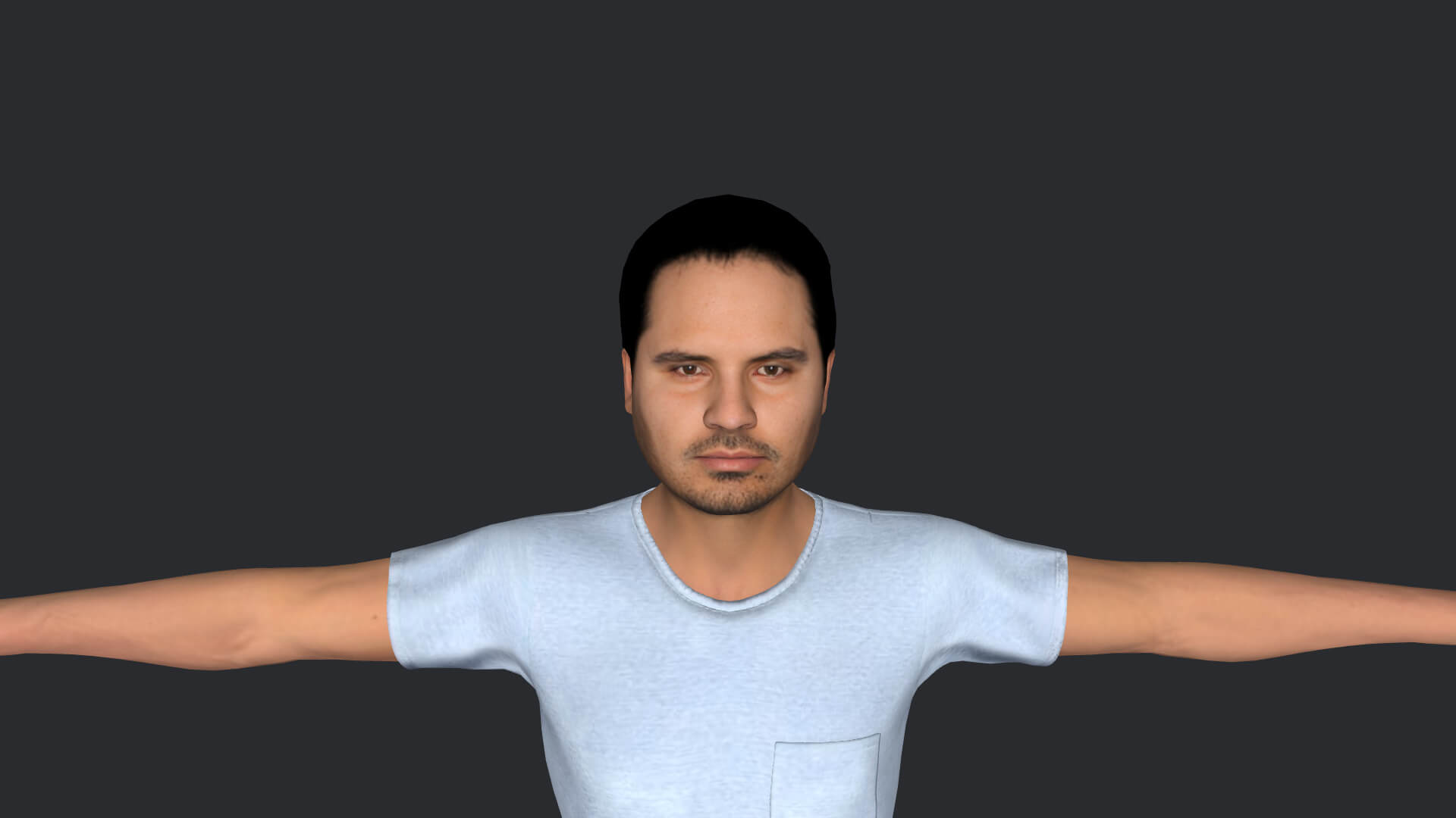 Michael Pena Realistic Full Body Fully Rigged Character - 3D Model by ...