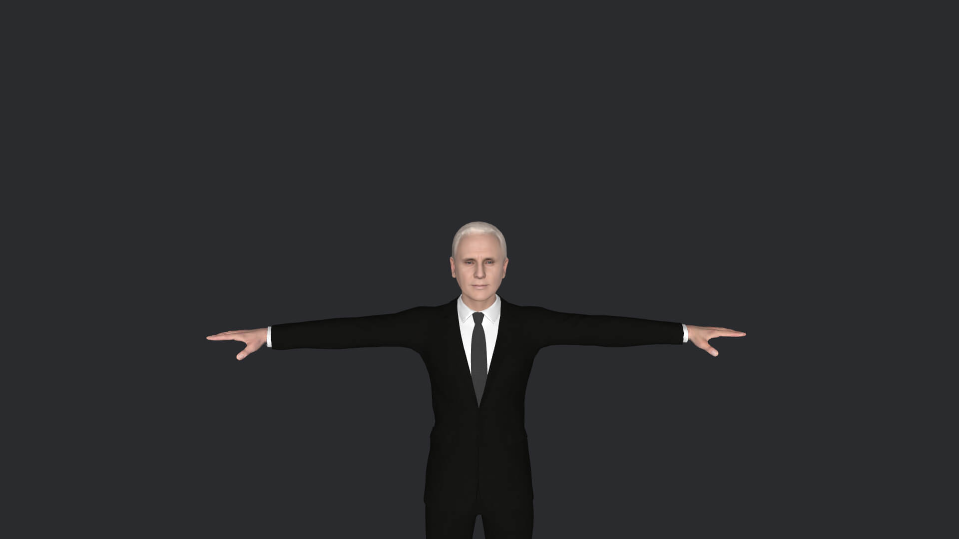 Mike Pence Realistic Full Body Fully Rigged Character - 3D Model by ...