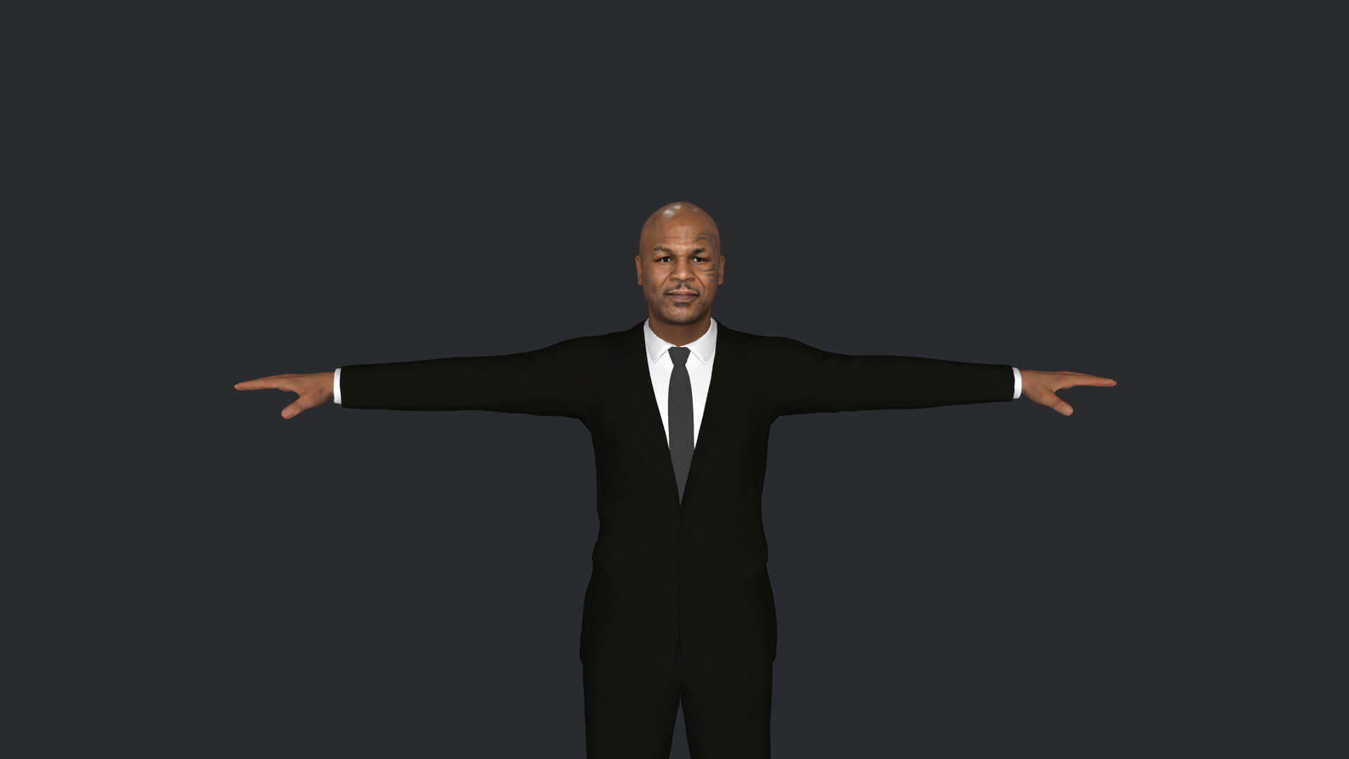 Mike Tyson Hyper Realistic Full Body Fully Rigged Character - 3D Model ...