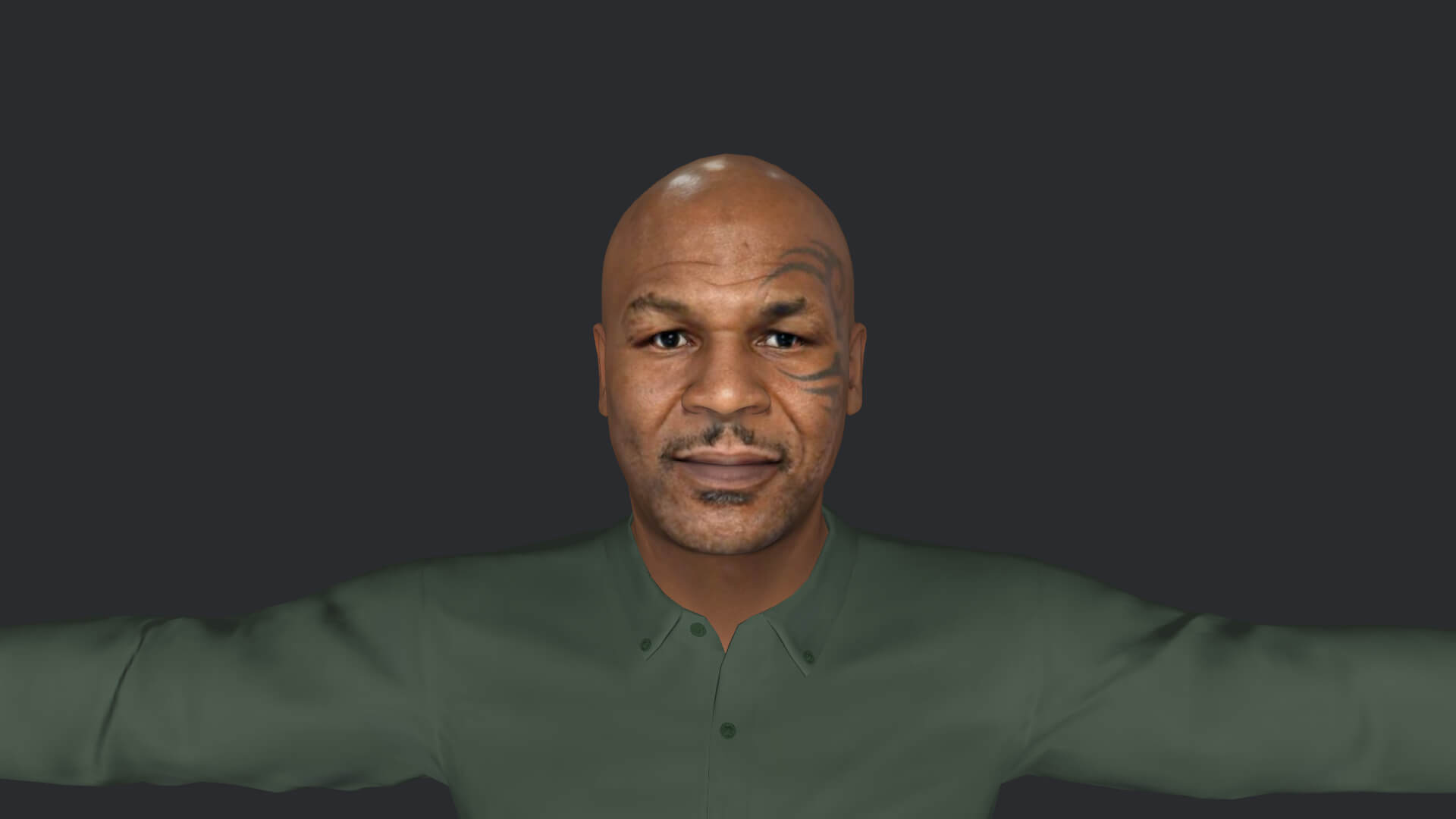 Mike Tyson Hyper Realistic Full Body Fully Rigged Character - 3D Model ...