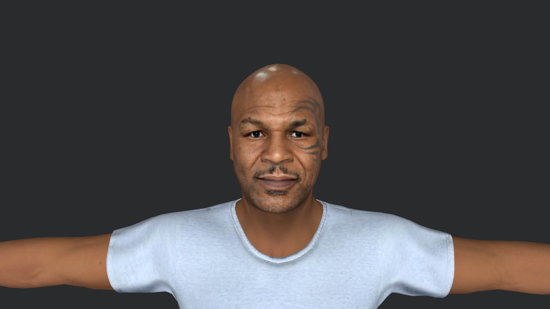 Mike Tyson Hyper Realistic Full Body Fully Rigged Character - 3D Model ...