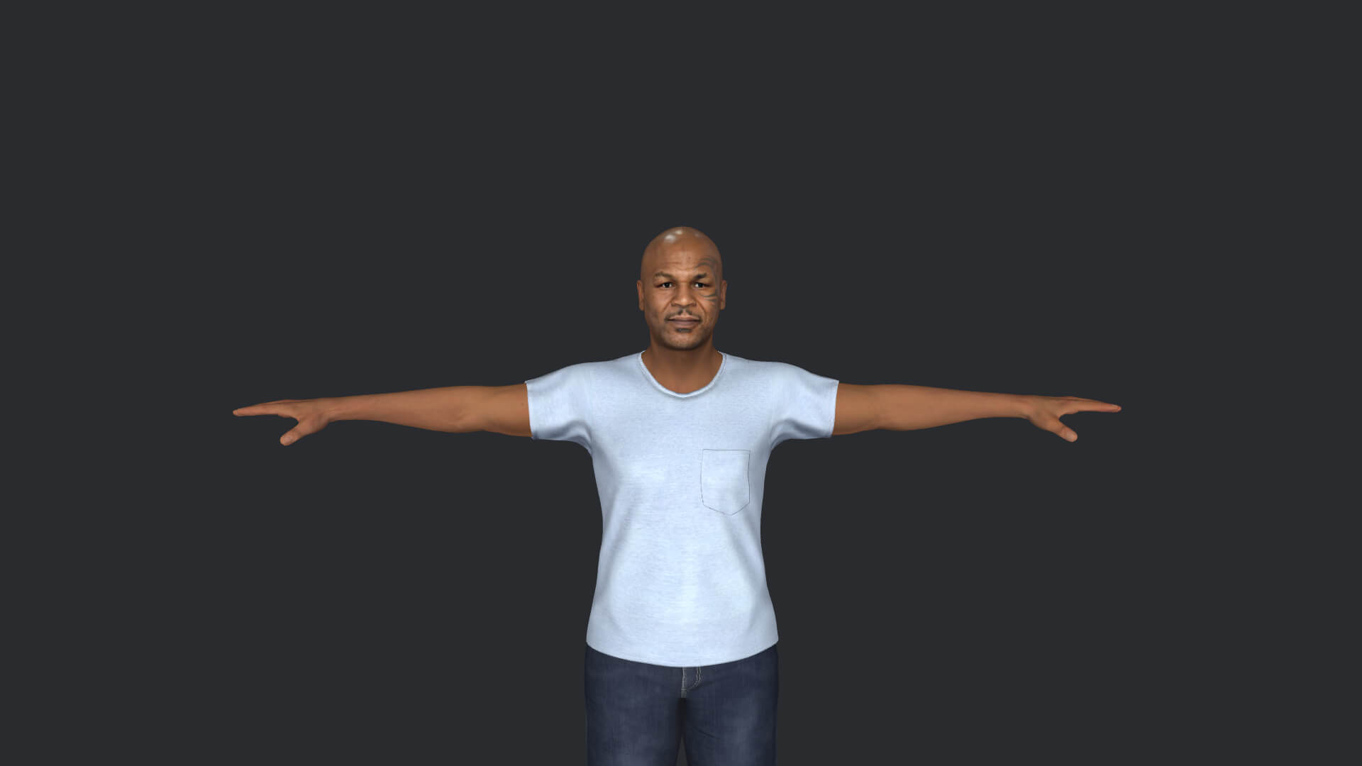 Mike Tyson Hyper Realistic Full Body Fully Rigged Character - 3D Model ...