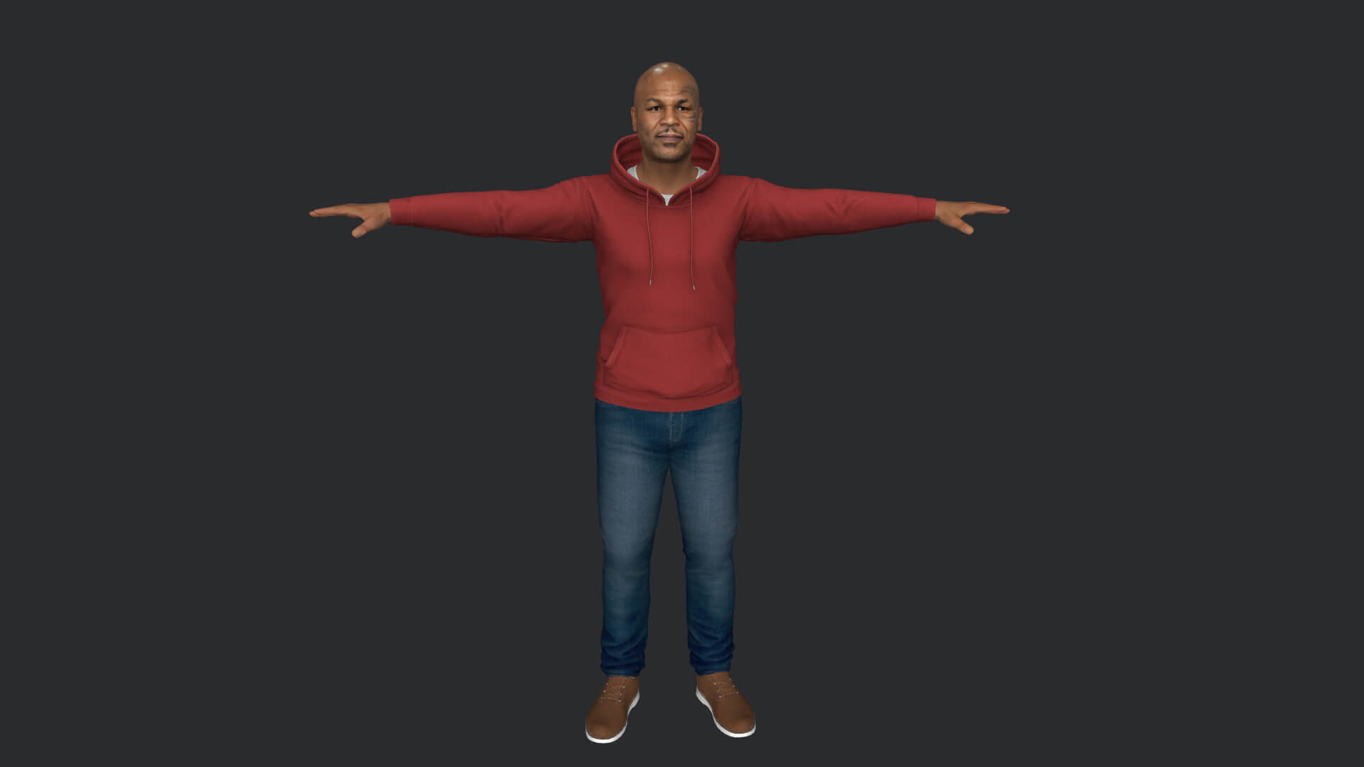 Mike Tyson Hyper Realistic Full Body Fully Rigged Character - 3D Model ...