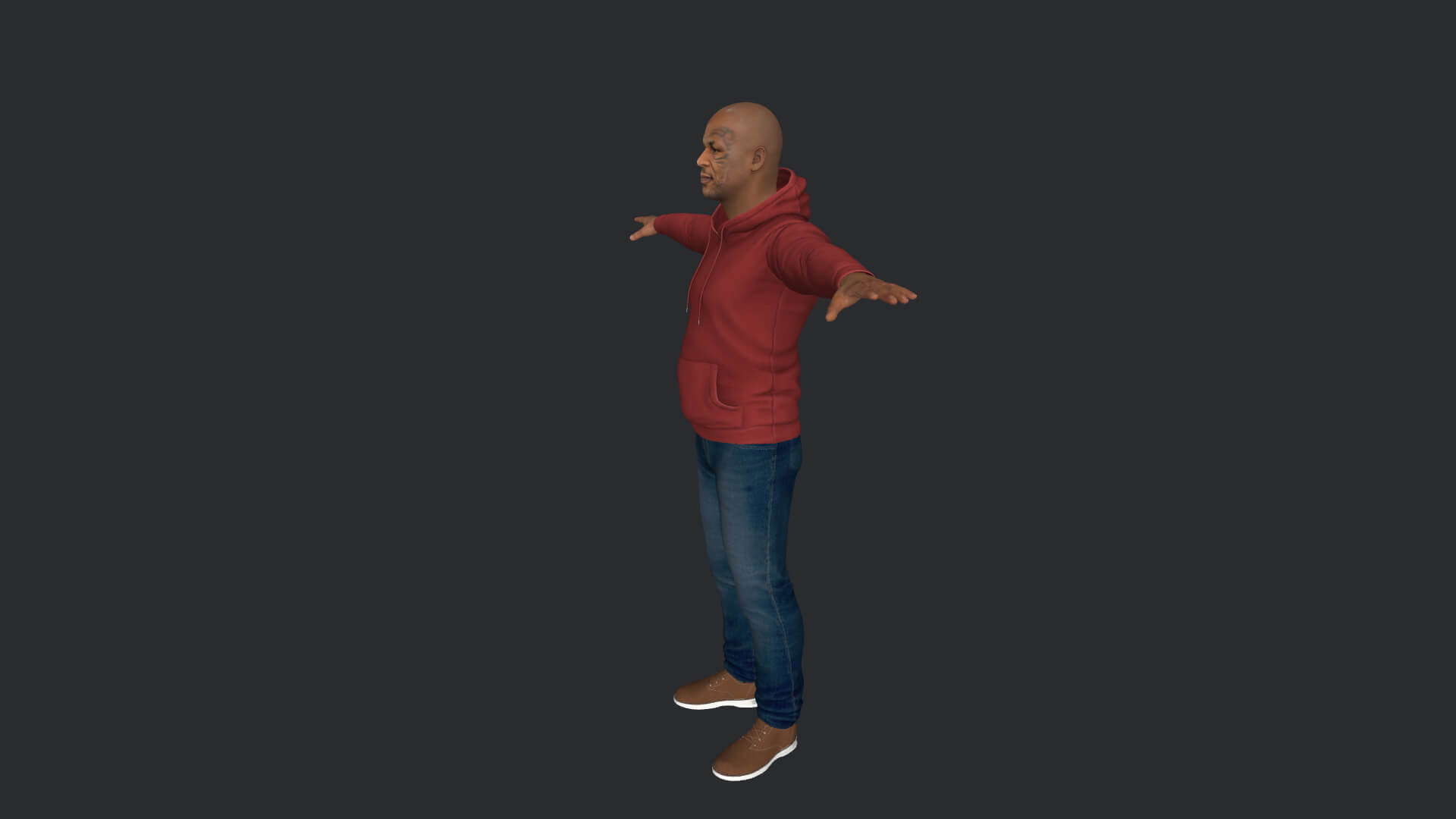 Mike Tyson Hyper Realistic Full Body Fully Rigged Character - 3D Model ...