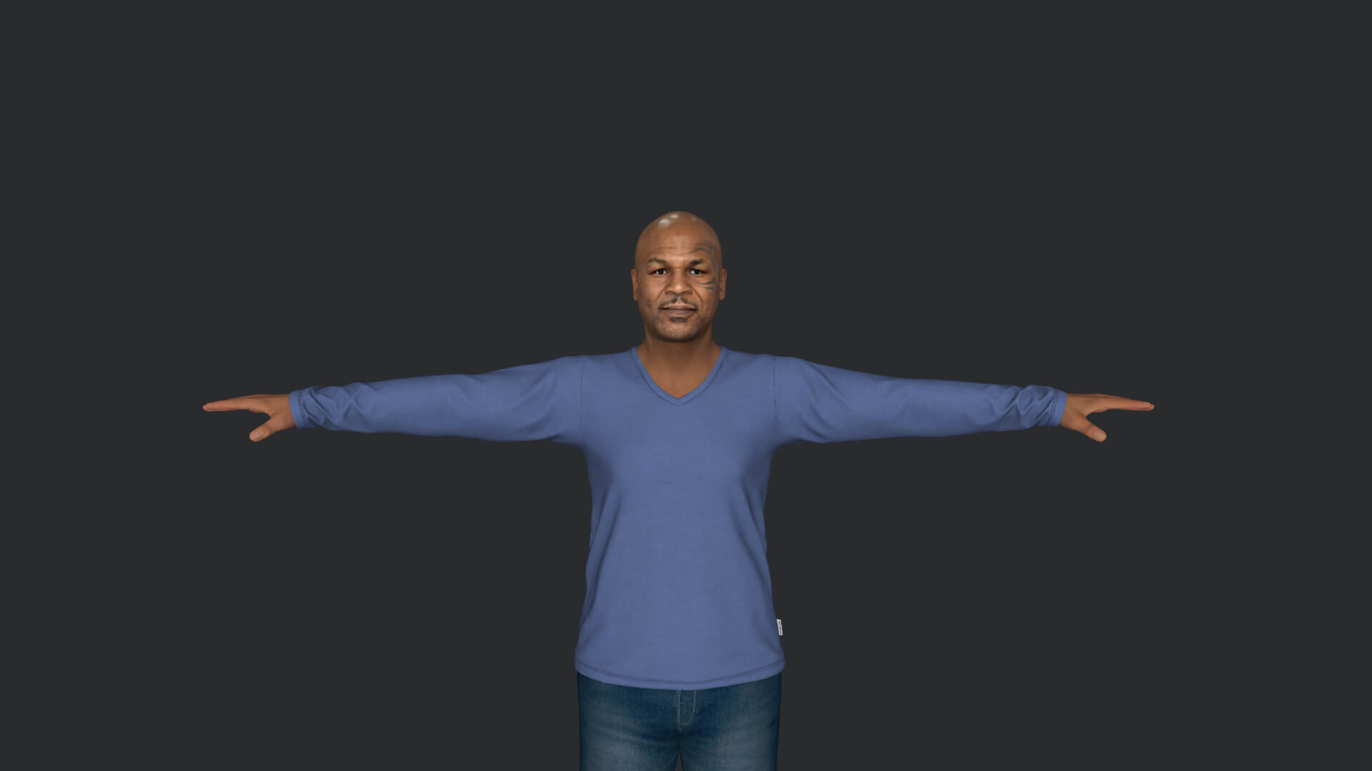 Mike Tyson Hyper Realistic Full Body Fully Rigged Character - 3D Model ...