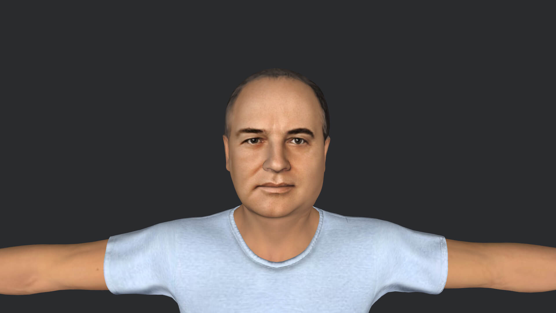 Mikhail Gorbachev Realistic Full Body Fully Rigged Character - 3D Model ...