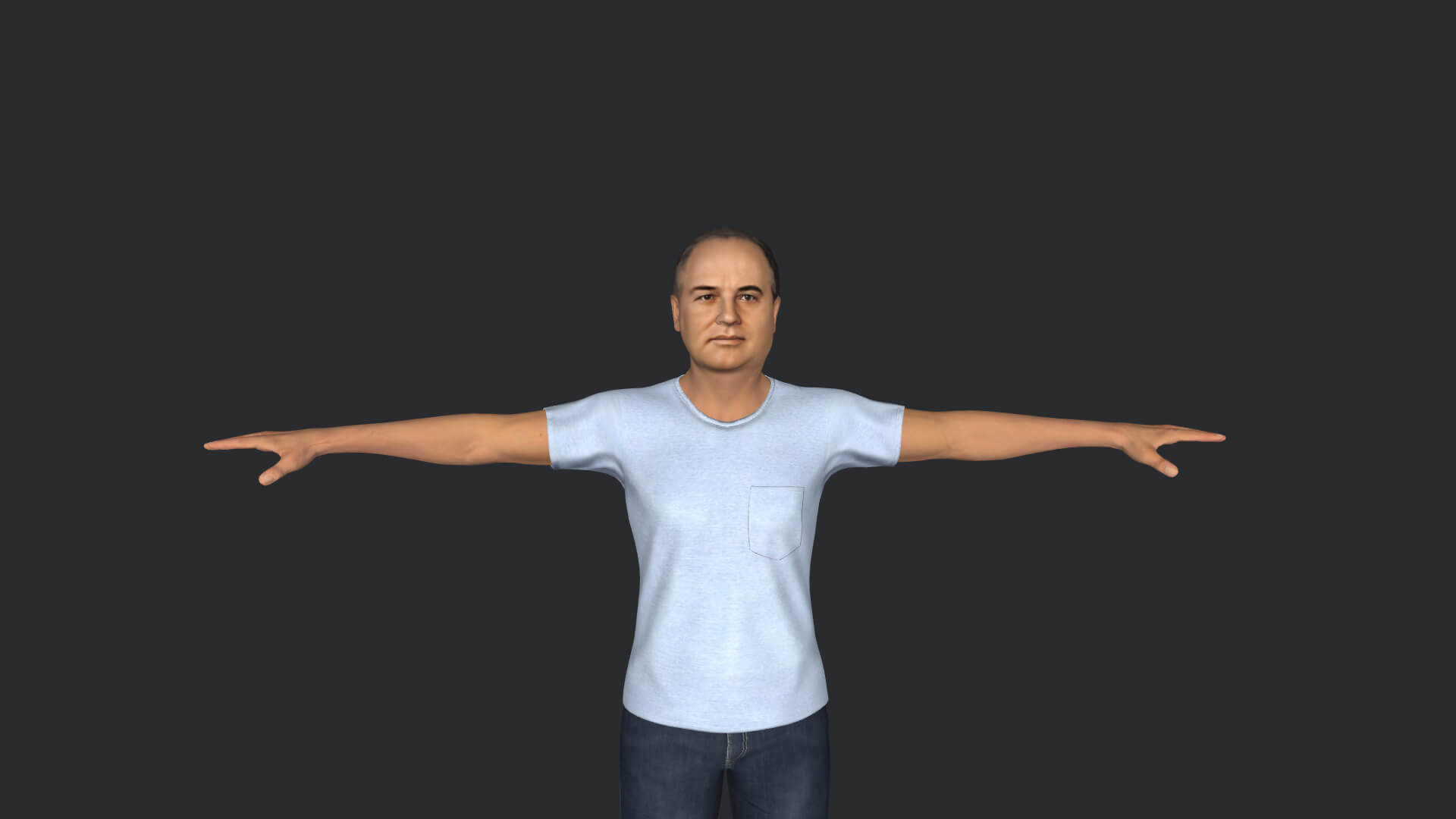Mikhail Gorbachev Realistic Full Body Fully Rigged Character - 3D Model ...
