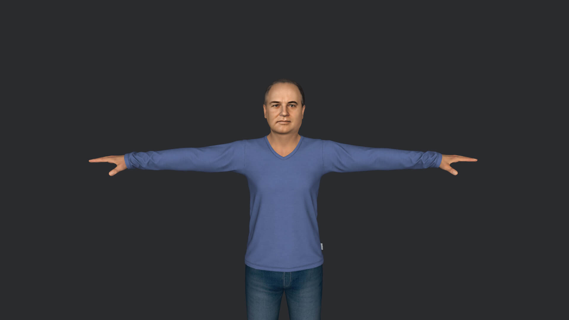 Mikhail Gorbachev Realistic Full Body Fully Rigged Character - 3D Model ...
