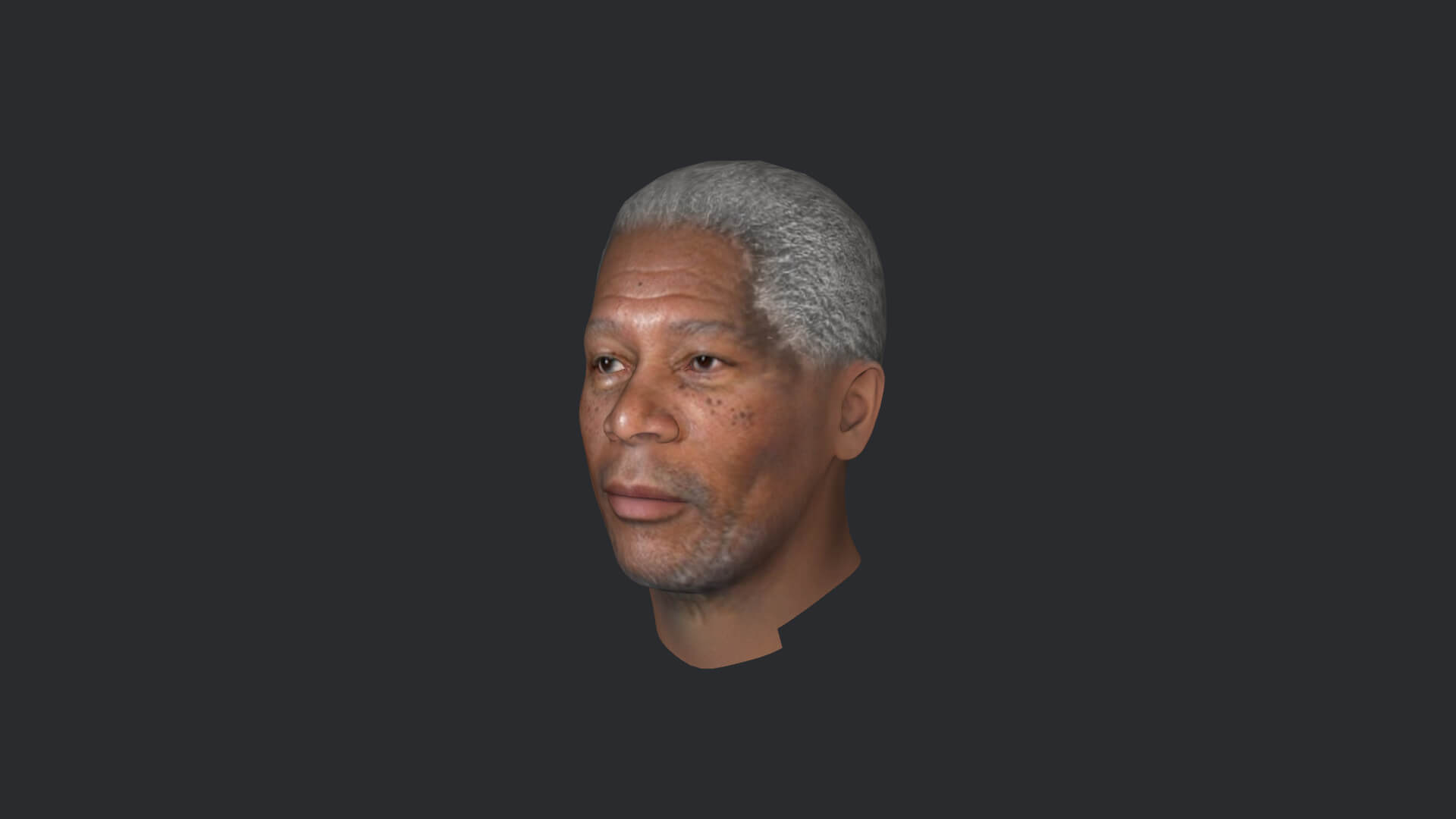 Morgan Freeman Realistic Full Body Fully Rigged Character - 3D Model by ...