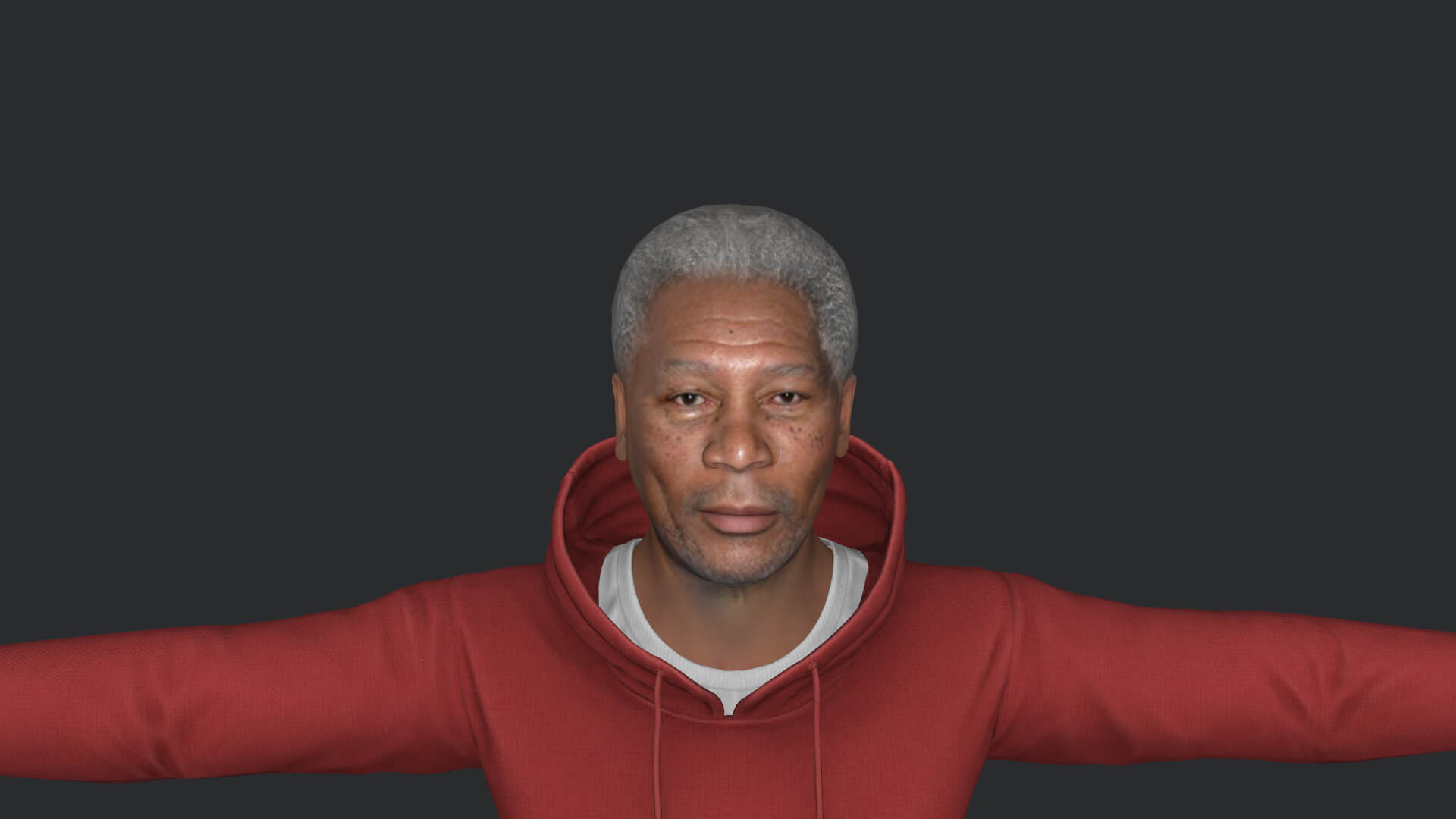 Morgan Freeman Realistic Full Body Fully Rigged Character - 3D Model by ...