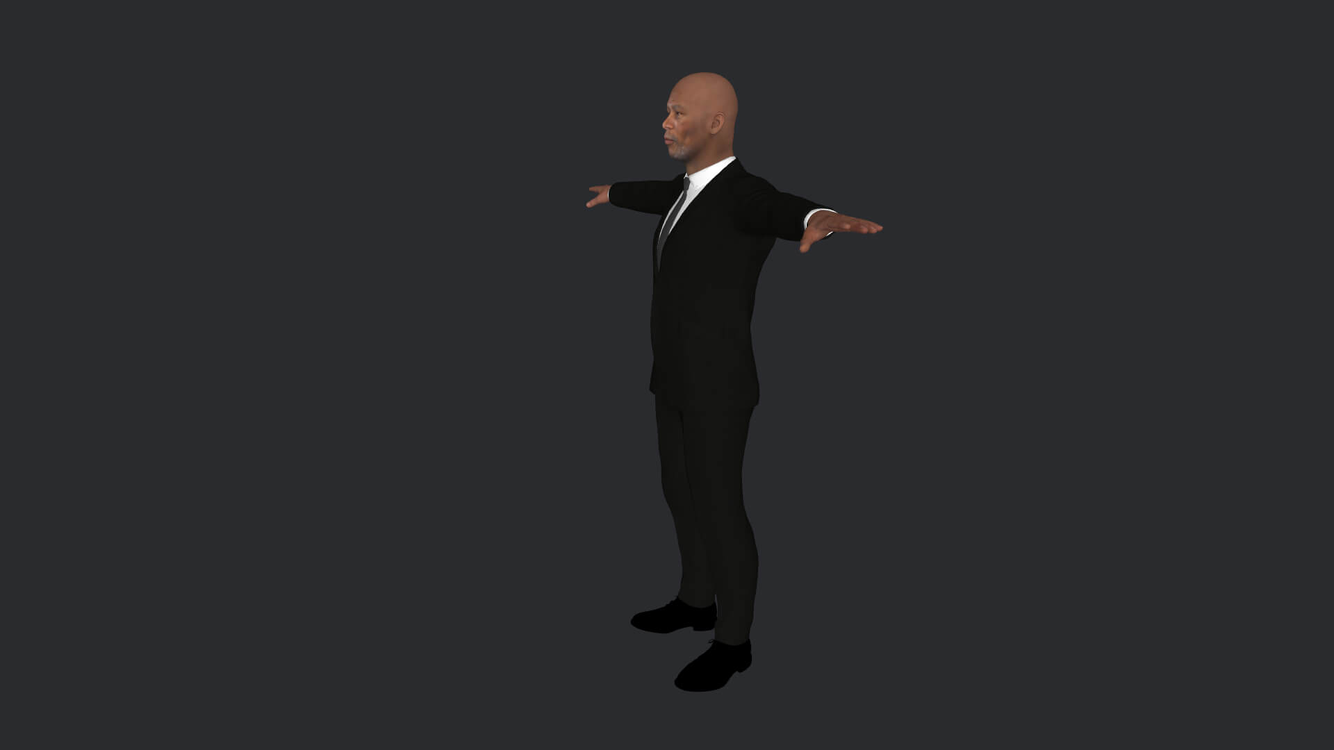 Morgan Freeman Realistic Full Body Fully Rigged Character - 3D Model by ...