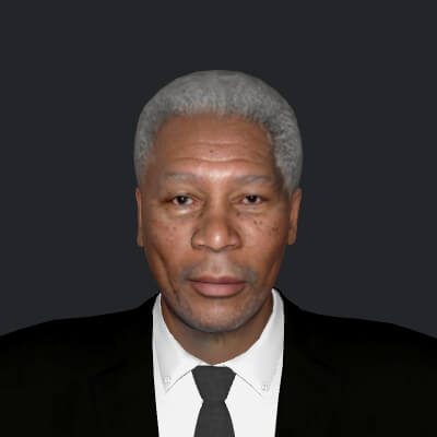 Morgan Freeman Realistic Full Body Fully Rigged Character - 3D Model by ...