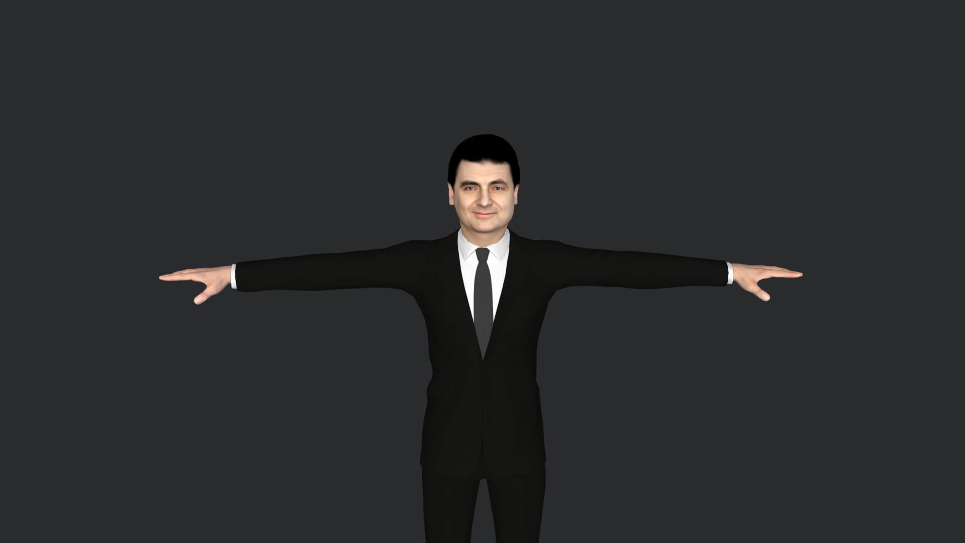 MR.Bean-Rowan Atkinson Hyper Realistic Full Body Rigged 3D Model by ...