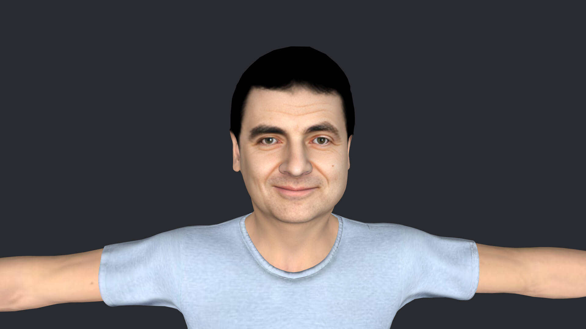 MR Bean-Rowan Atkinson Hyper Realistic Full Body Rigged 3D Model by ...