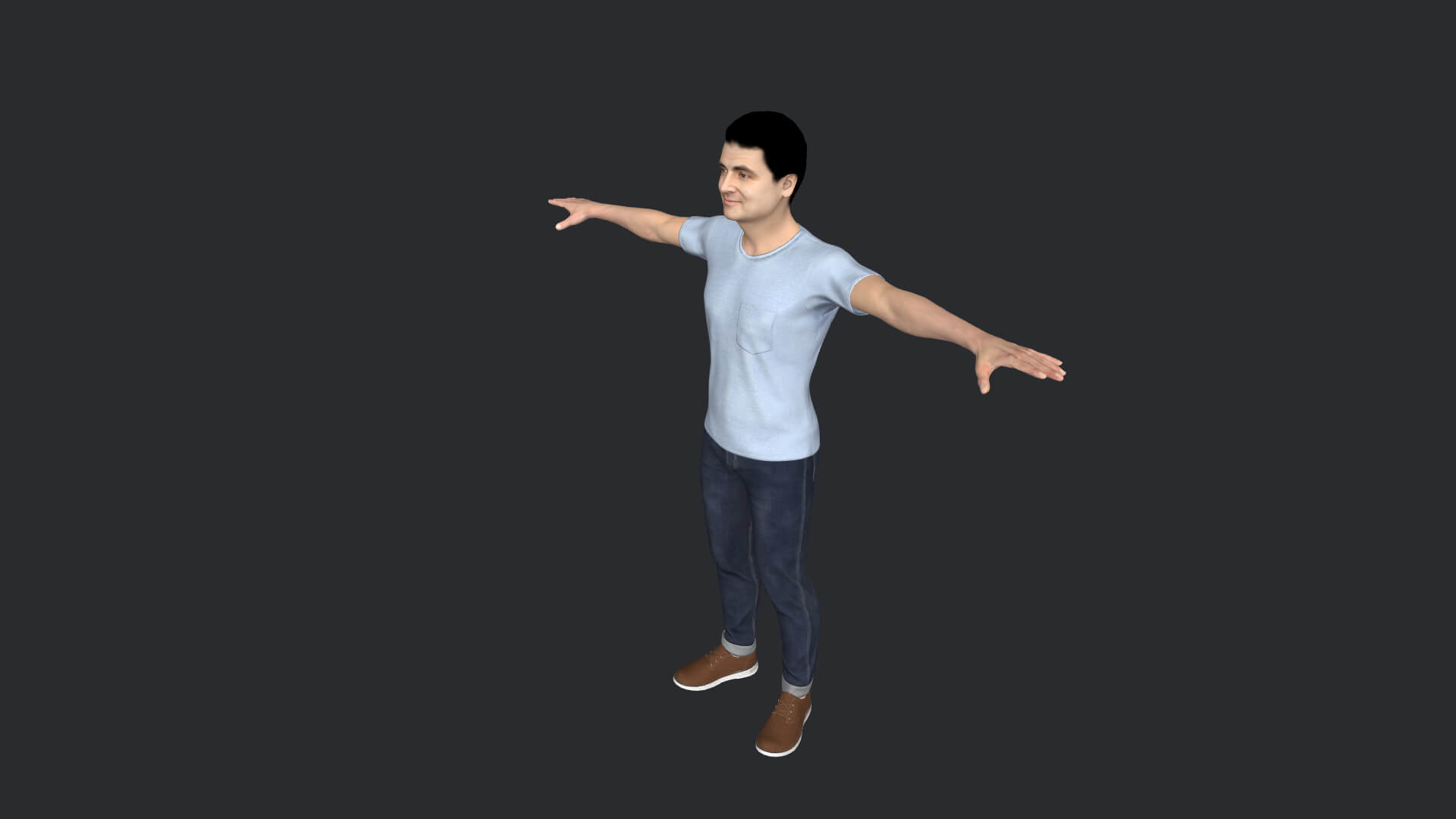 MR.Bean-Rowan Atkinson Hyper Realistic Full Body Rigged 3D Model by ...