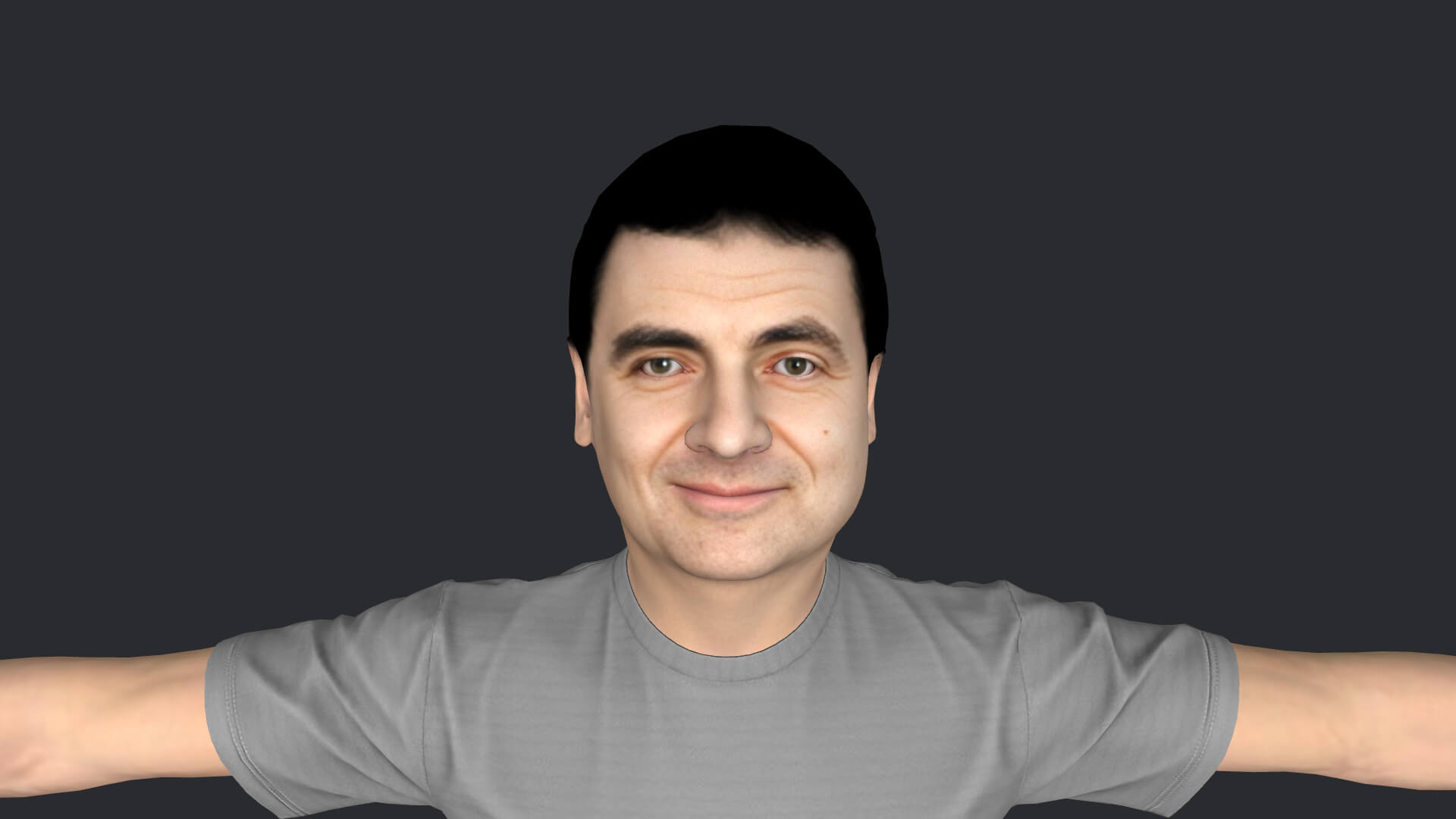 MR Bean-Rowan Atkinson Hyper Realistic Full Body Rigged 3D Model by ...