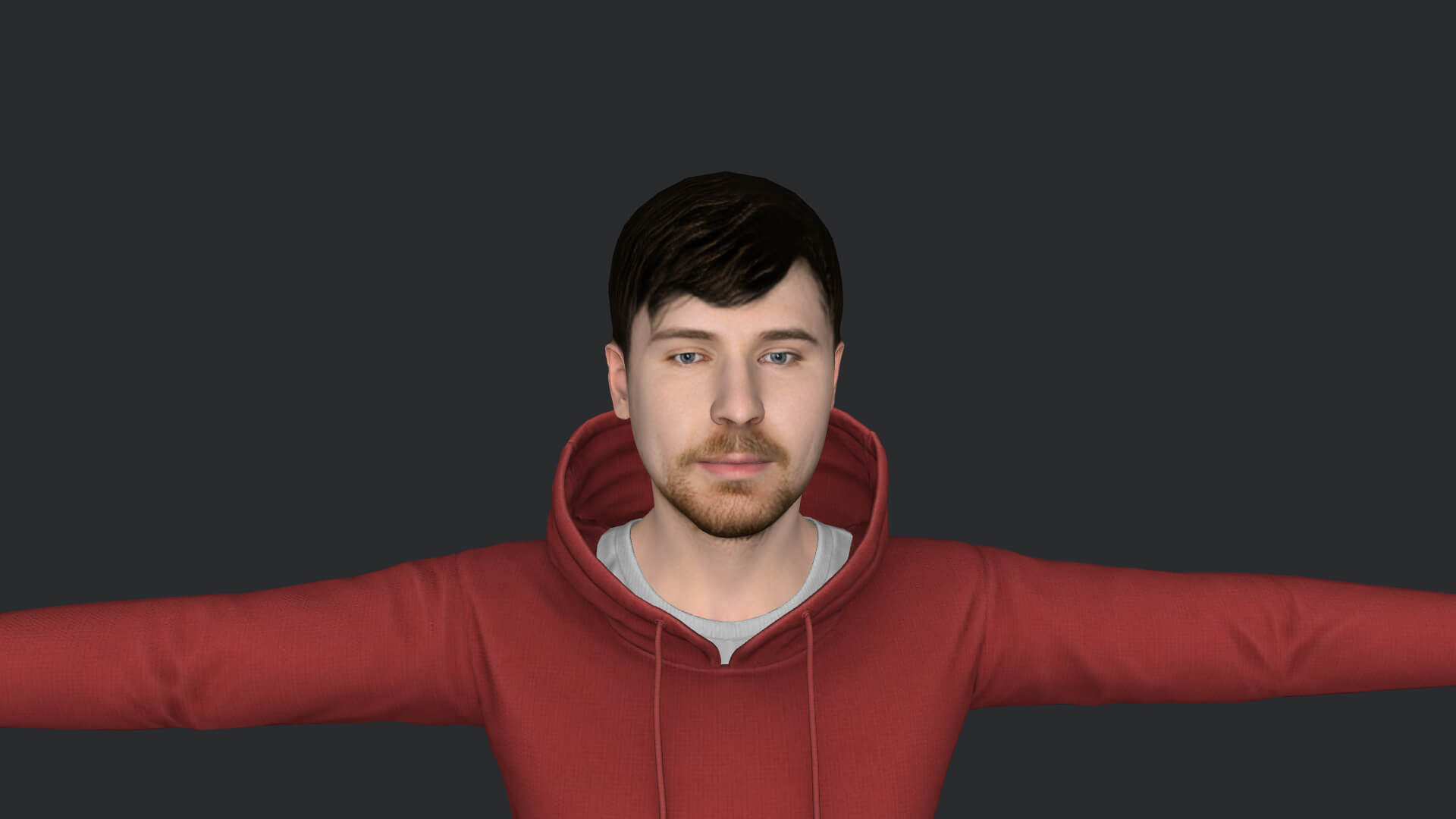 MR Beast Realistic Full Body Fully Rigged Character - 3D Model by meta ...