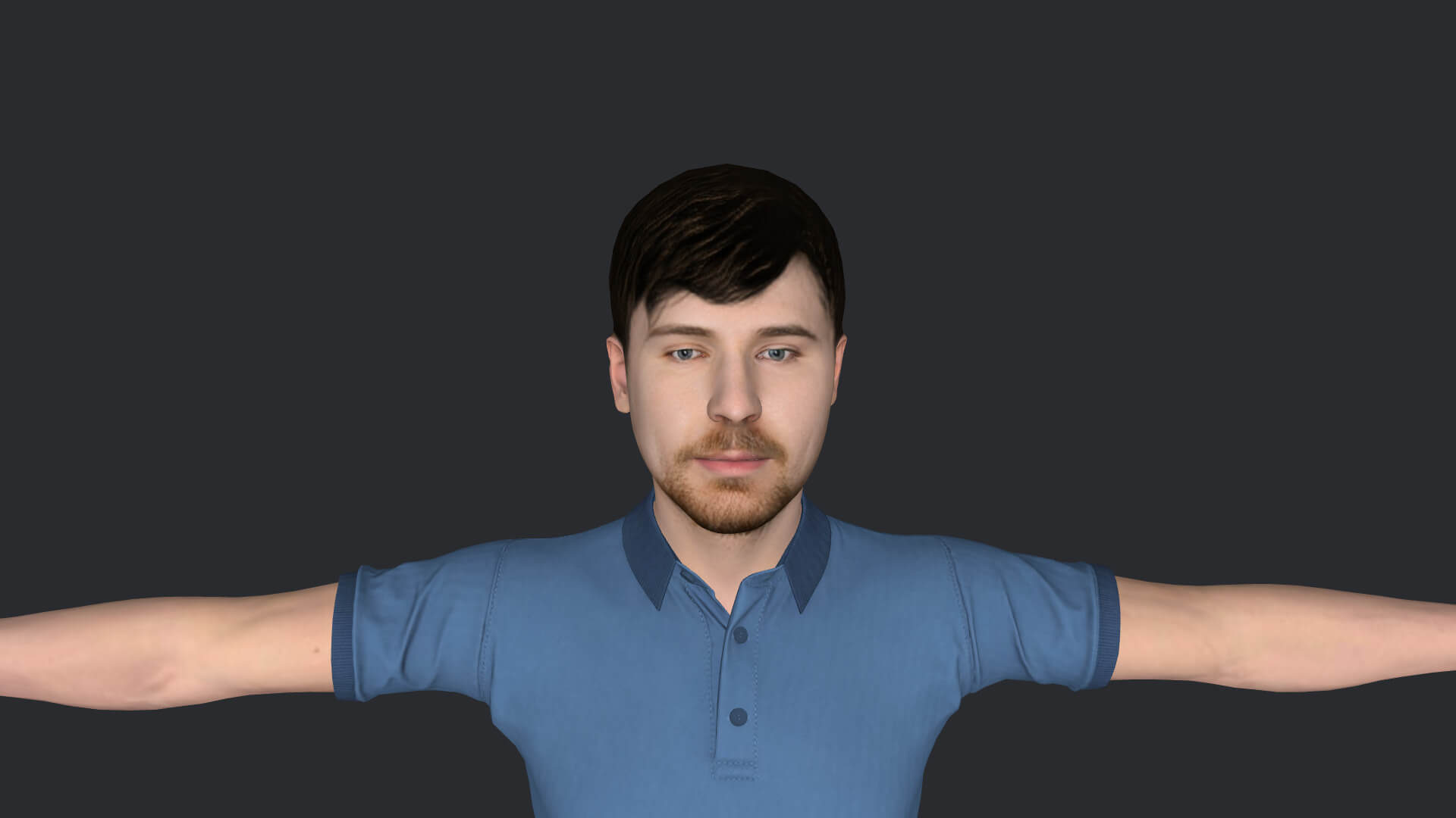 MR Beast Realistic Full Body Fully Rigged Character - 3D Model by meta ...
