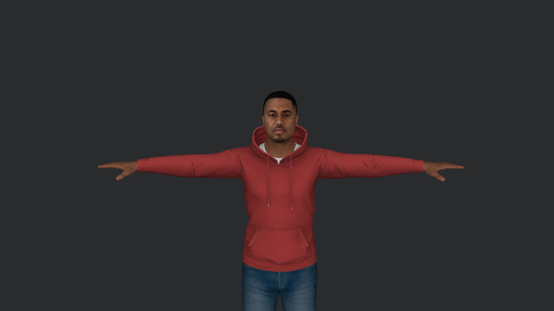 Nas Realistic Full Body Fully Rigged Character - 3D Model by meta avatars