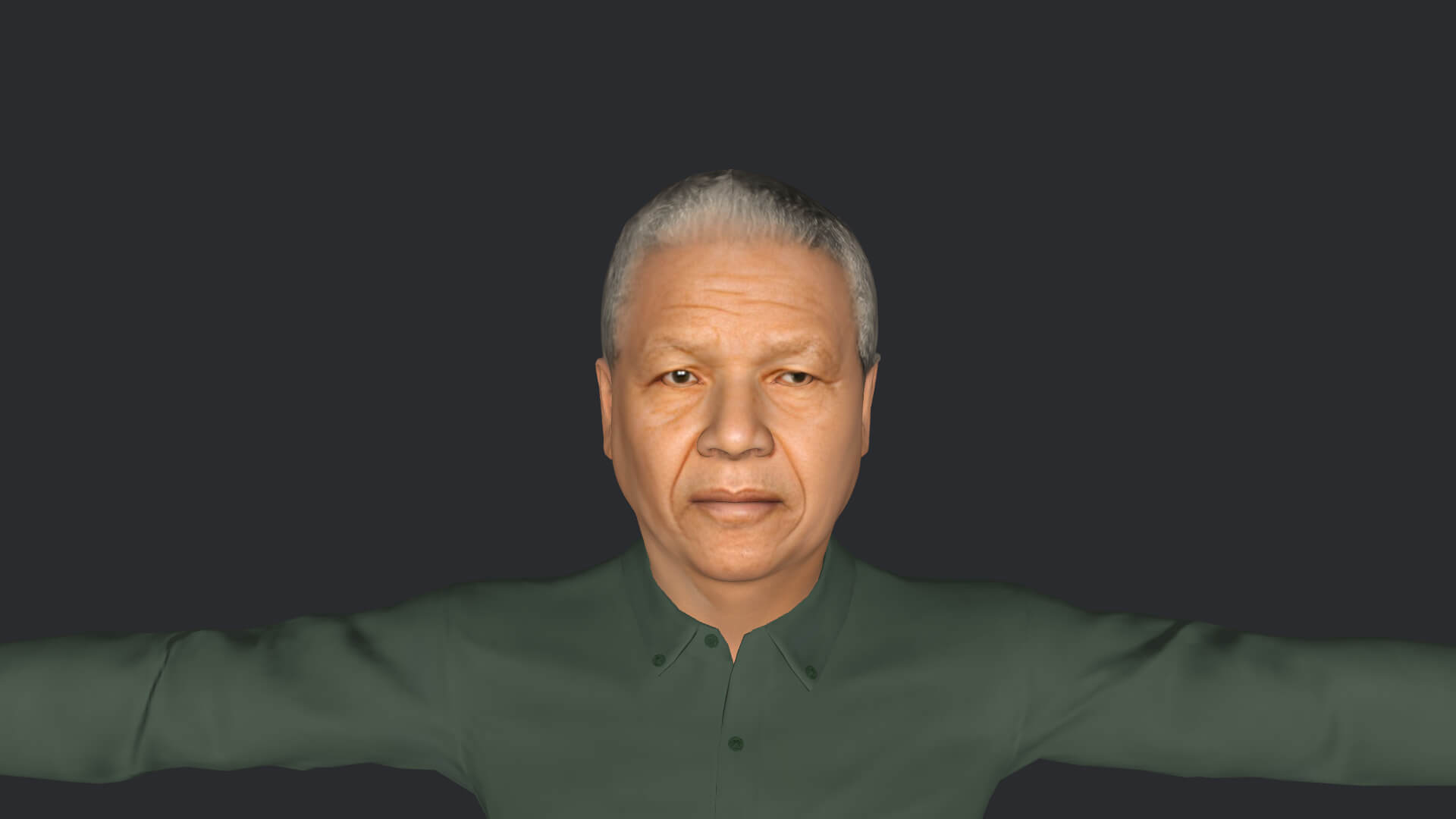 Nelson Mandela Realistic Full Body Fully Rigged Character - 3D Model by ...