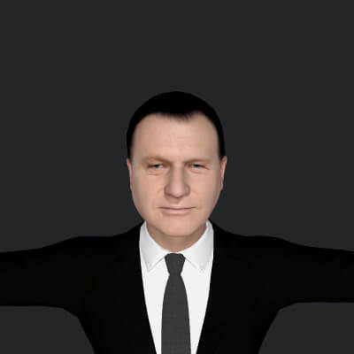 Nelson Rockefeller Realistic Fully Rigged Character - 3D Model by meta ...