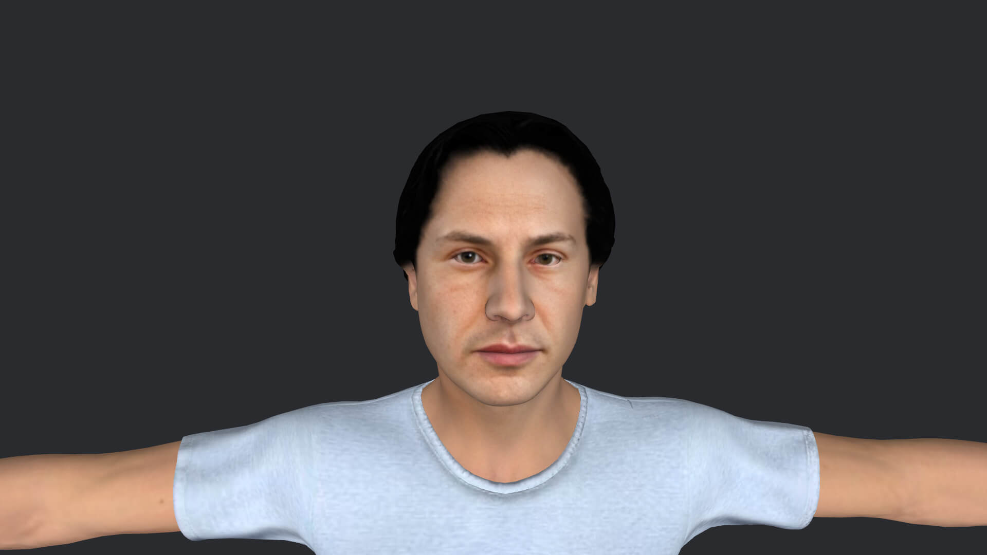 Neo Keanu Reeves Realistic Fully Rigged Character - 3D Model by meta avatars