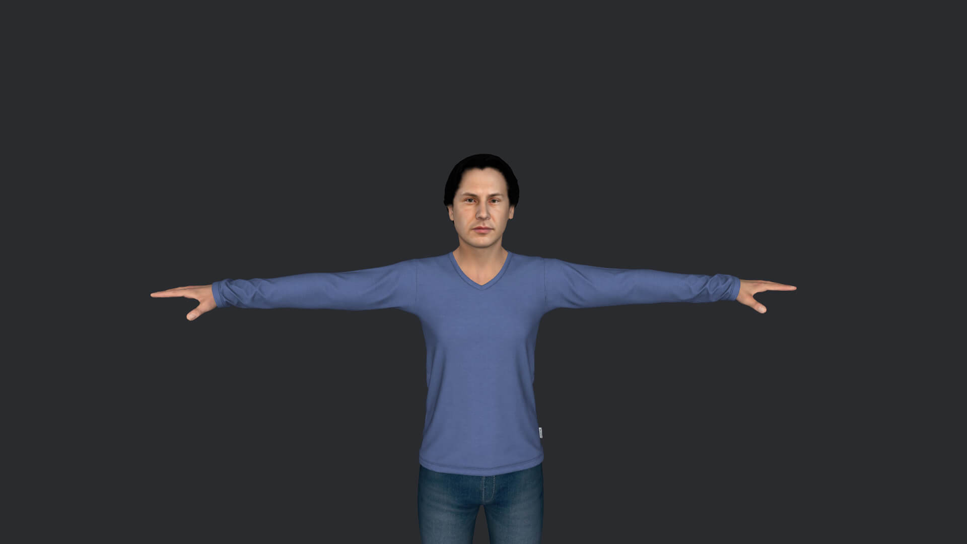 Neo Keanu Reeves Realistic Fully Rigged Character - 3D Model by meta ...