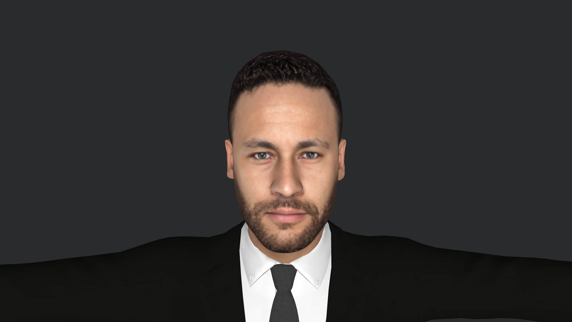 Neymar Hyper Realistic Full Body Rigged Character - 3D Model by meta ...