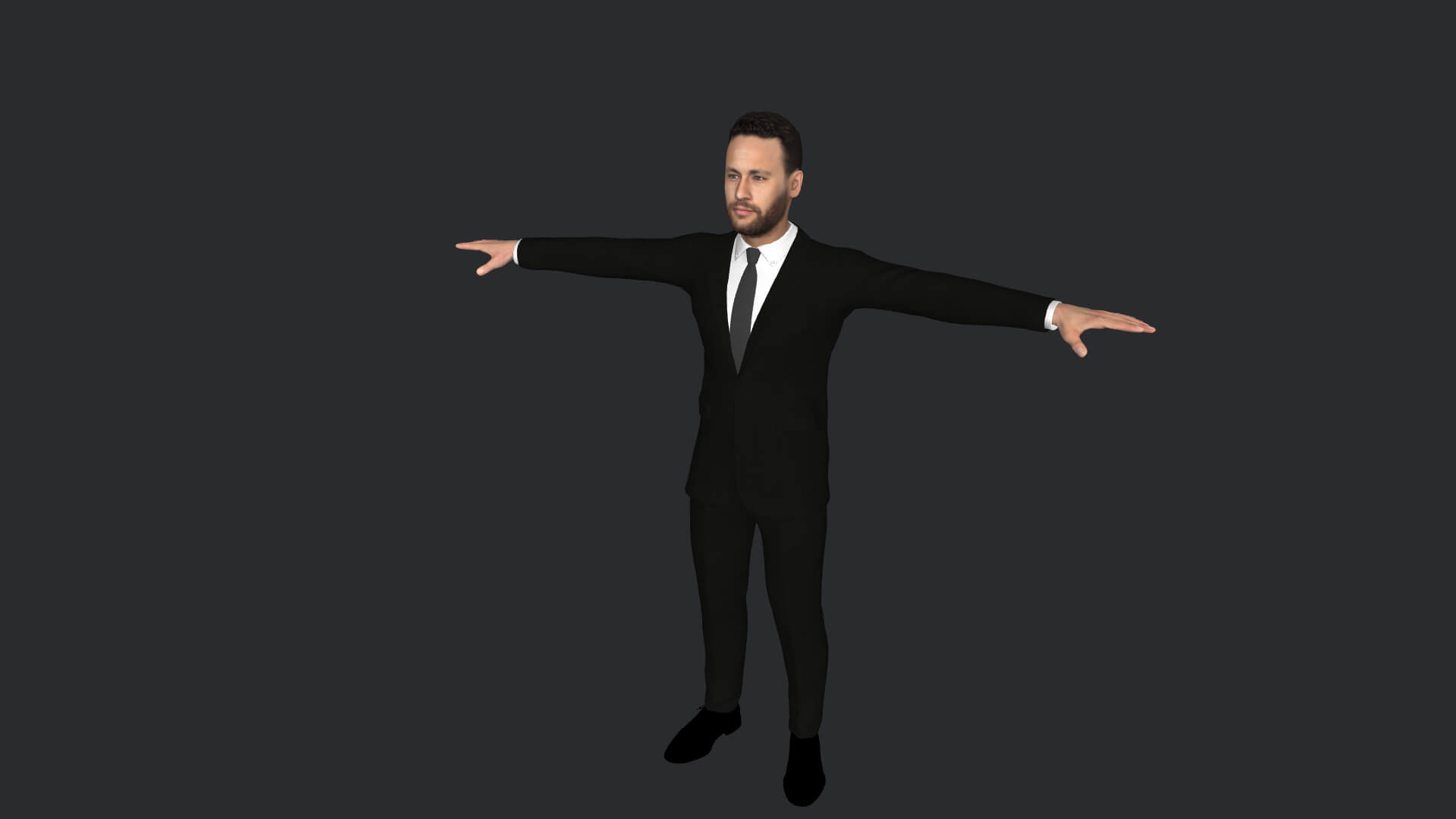 Neymar Hyper Realistic Full Body Rigged Character - 3D Model by meta ...