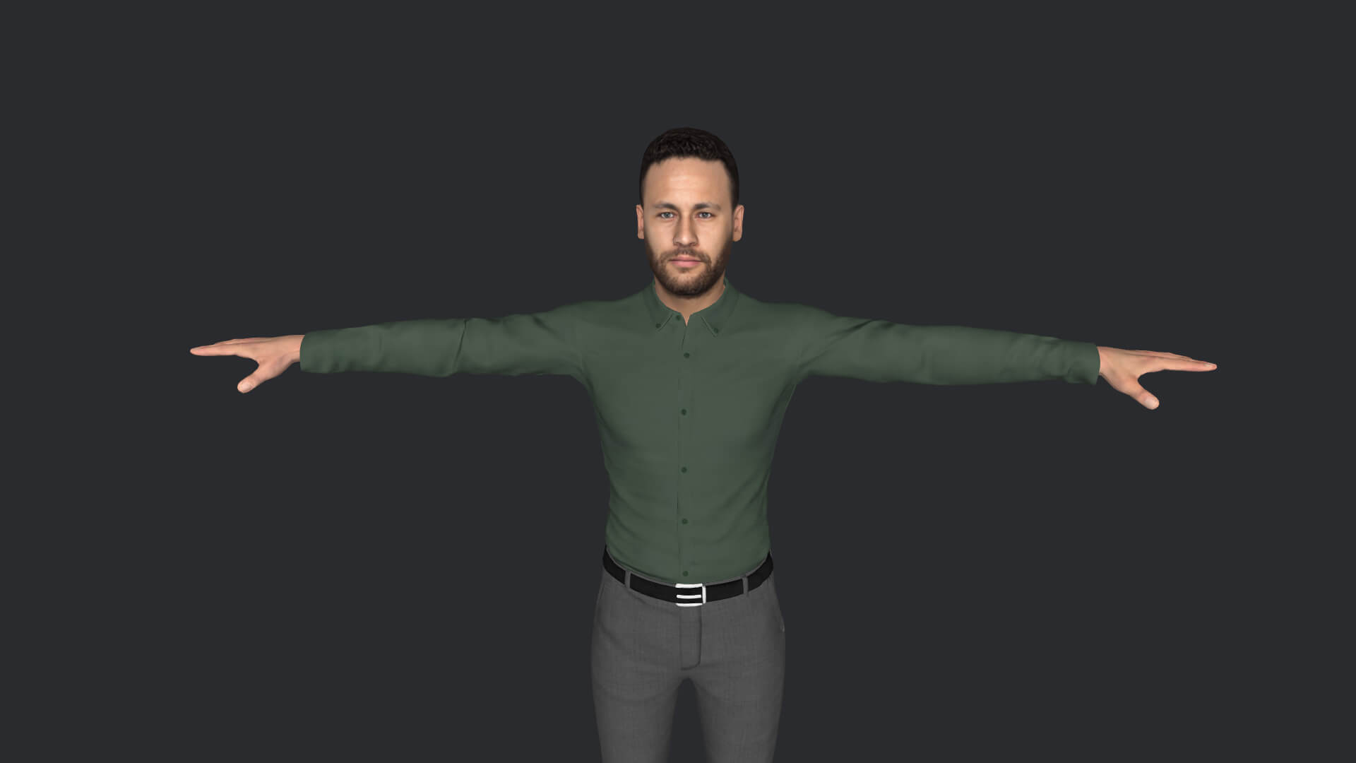 Neymar Hyper Realistic Full Body Rigged Character - 3D Model by meta ...