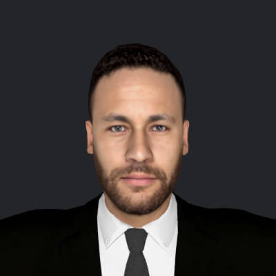 Neymar Hyper Realistic Full Body Rigged Character - 3D Model by meta ...