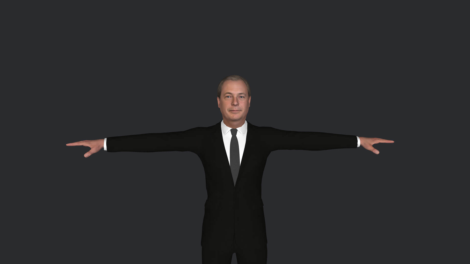 Nigel Farage Realistic Full Body Fully Rigged Character - 3D Model by ...