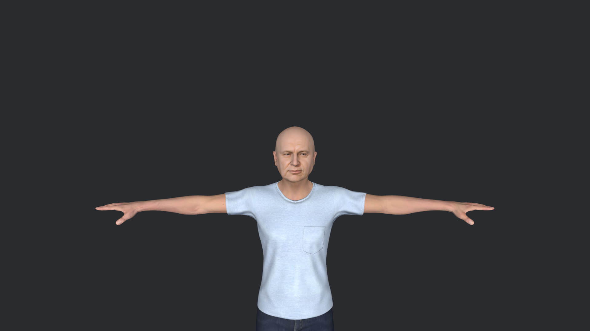 Nikita Kruscev Realistic Full Body Fully Rigged Character - 3D Model by ...