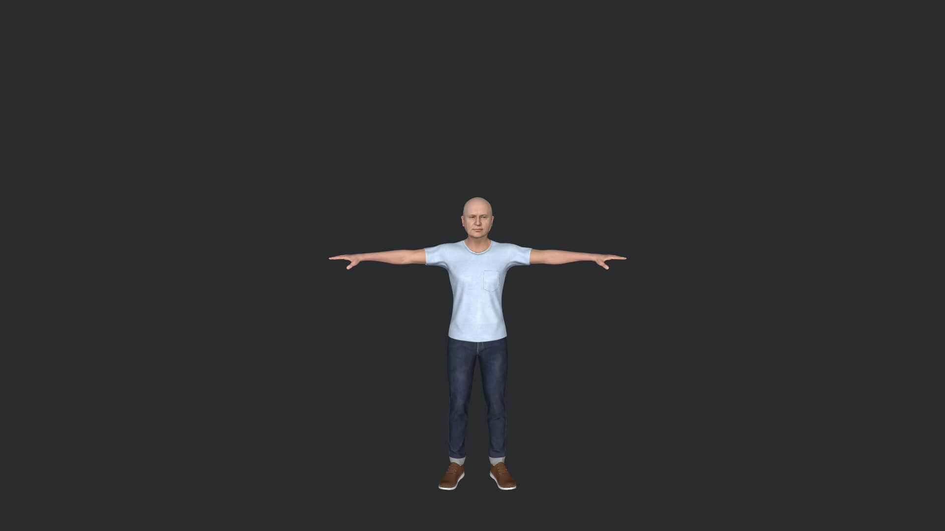 Nikita Kruscev Realistic Full Body Fully Rigged Character - 3D Model by ...