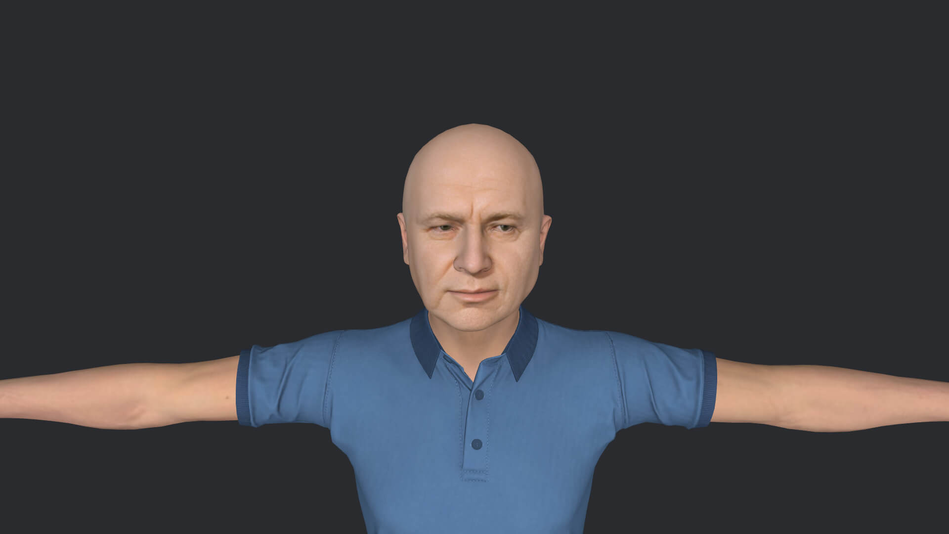 Nikita Kruscev Realistic Full Body Fully Rigged Character - 3D Model by ...