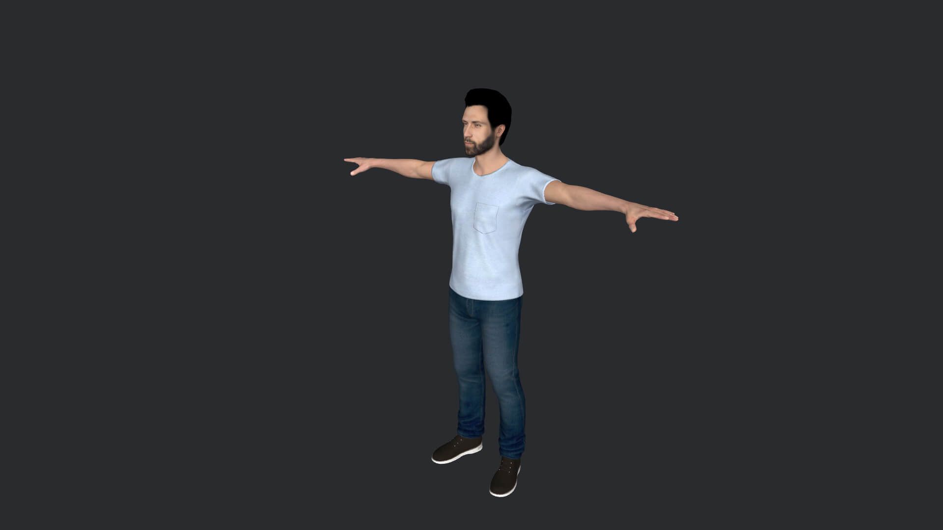 Olivier Raynal Realistic Full Body Fully Rigged Character - 3D Model by ...
