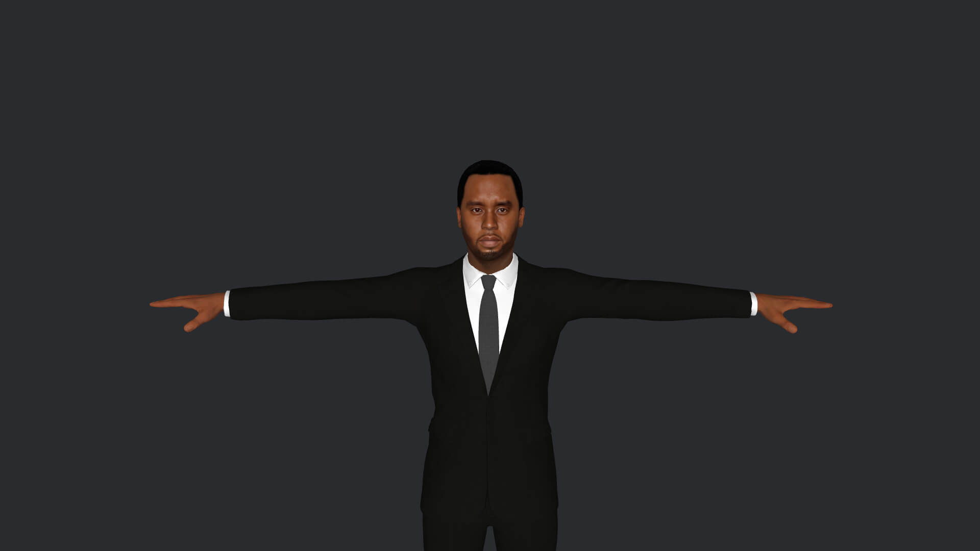 P Diddy Realistic Full Body Fully Rigged Character - 3D Model by meta ...