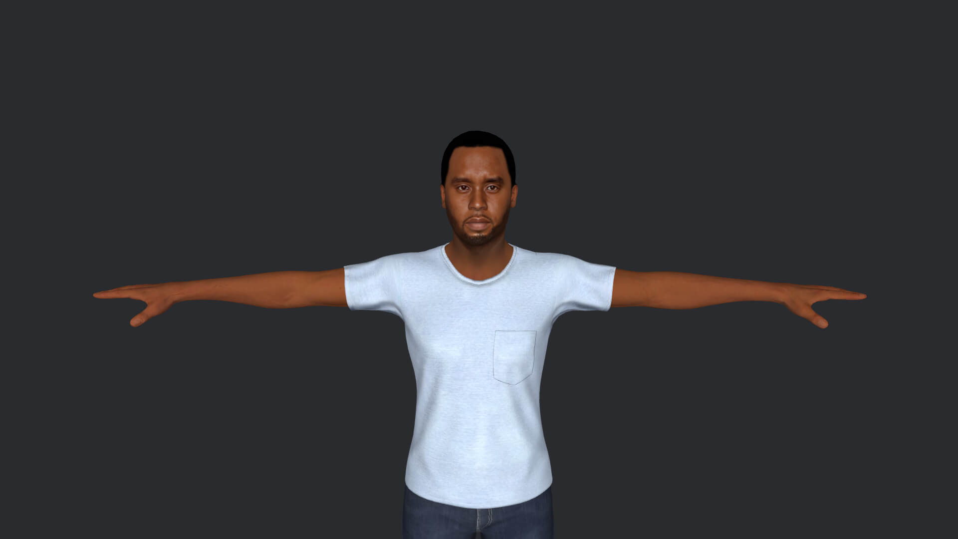 P Diddy Realistic Full Body Fully Rigged Character - 3D Model by meta ...