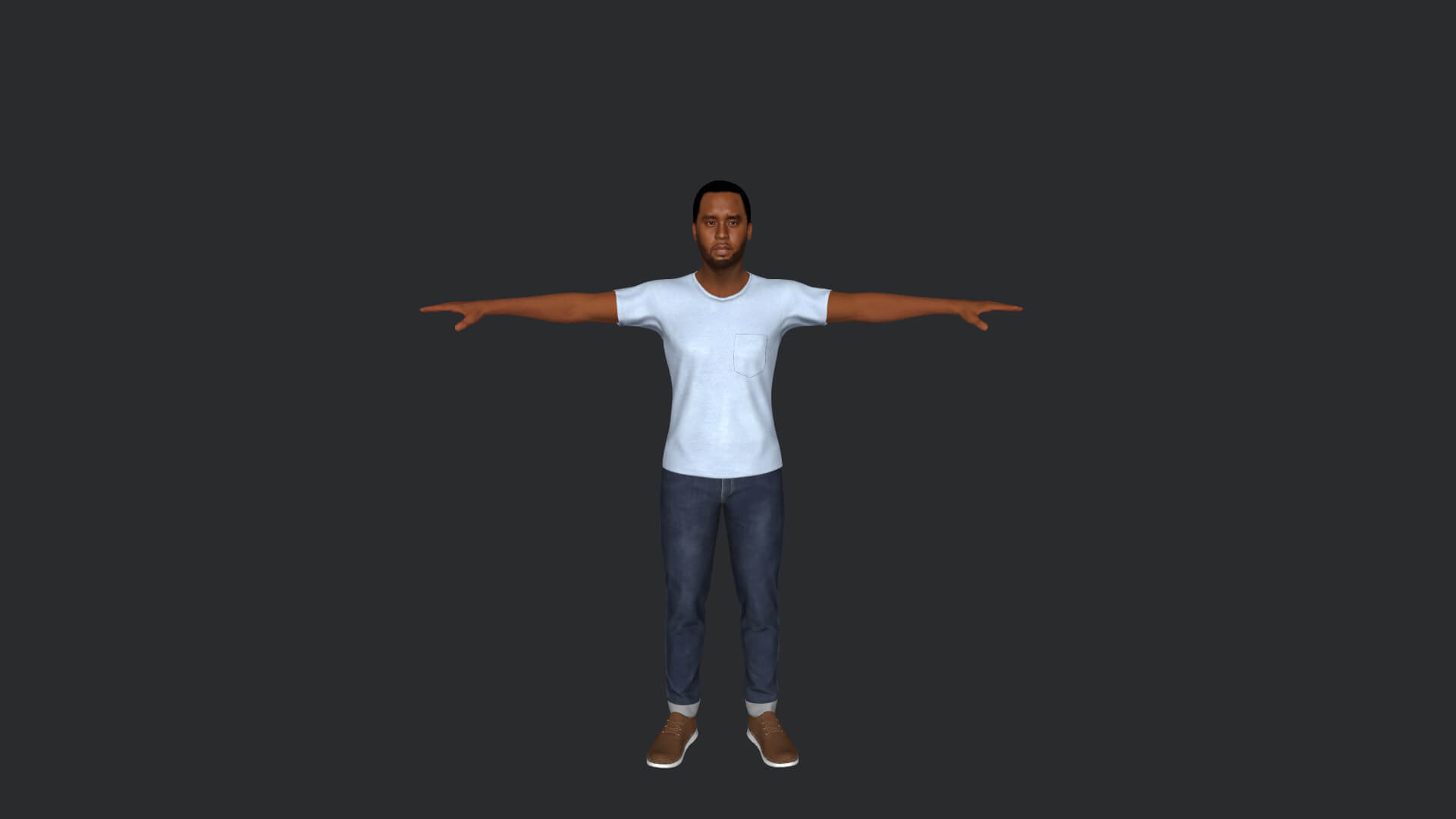 P Diddy Realistic Full Body Fully Rigged Character - 3D Model by meta ...
