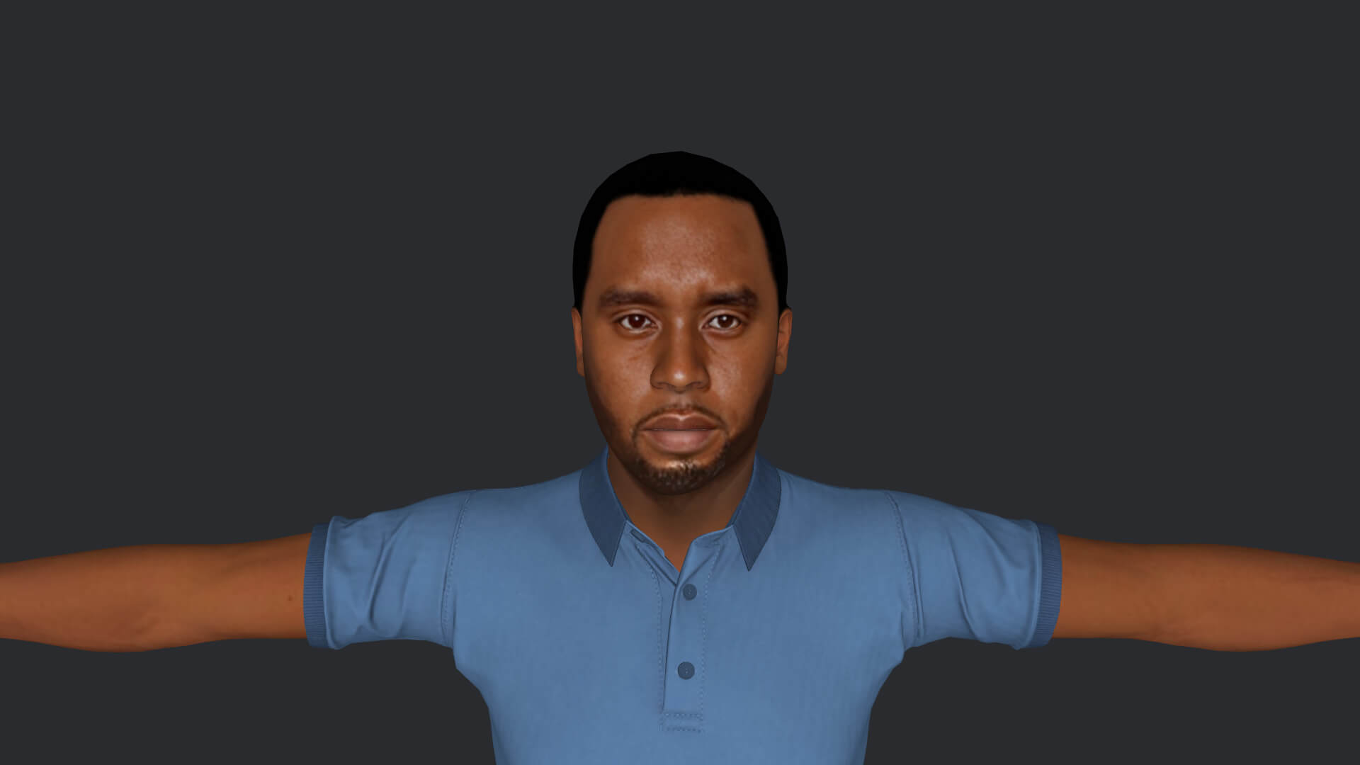 P Diddy Realistic Full Body Fully Rigged Character - 3D Model by meta ...