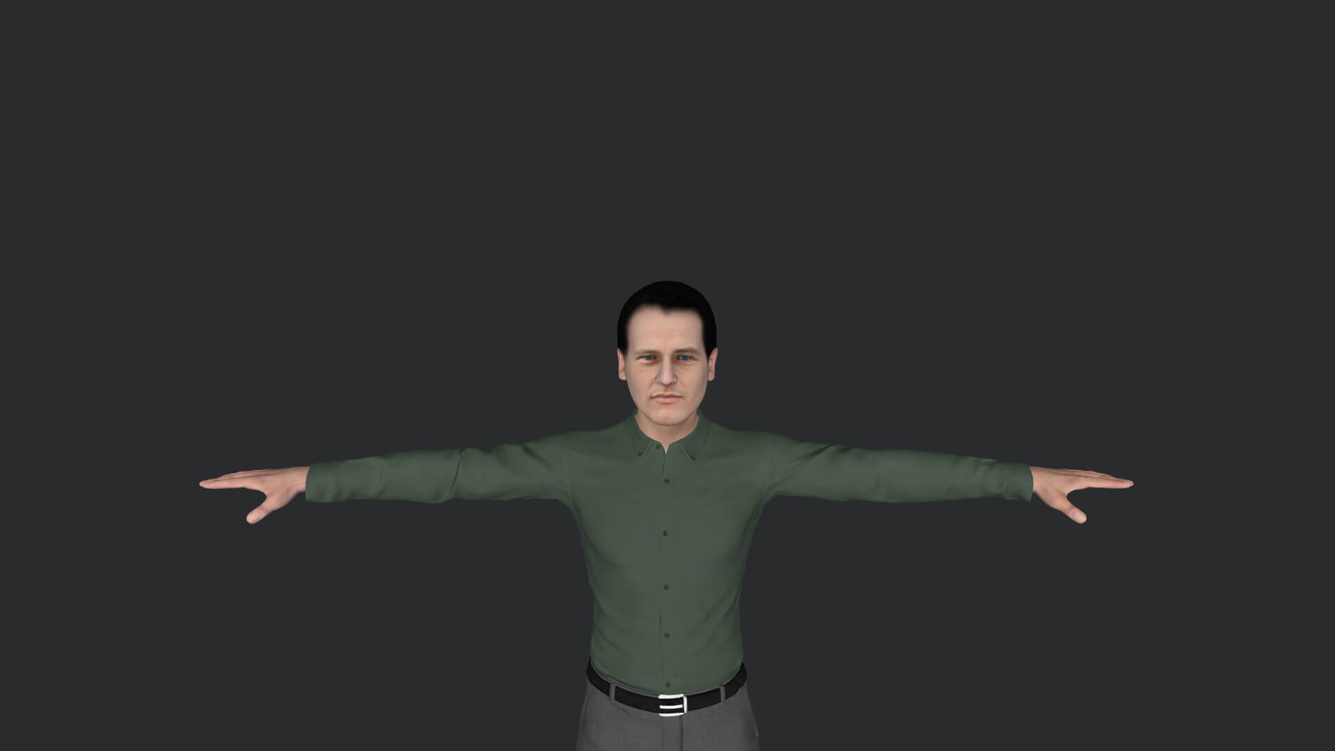 Paul Newman Realistic Full Body Fully Rigged Character - 3D Model by ...