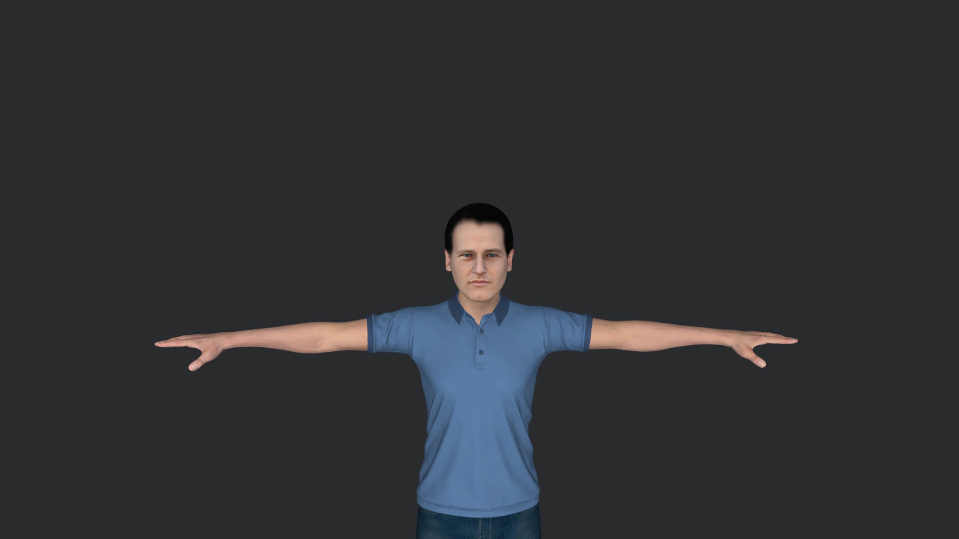 Paul Newman Realistic Full Body Fully Rigged Character - 3D Model by ...